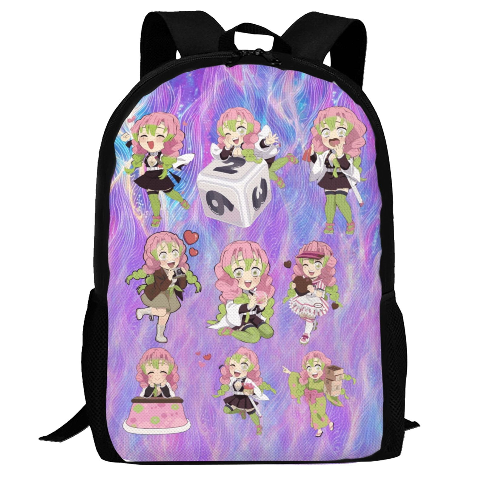Demon Slayer Mitsuri Kanroji Backpack,3d Print Laptop Backpack ...