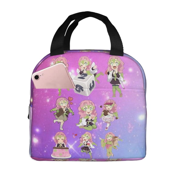 Demon Slayer Mitsuri Kanroji Lunch Bag Tote Bag Insulated Lunch Box ...