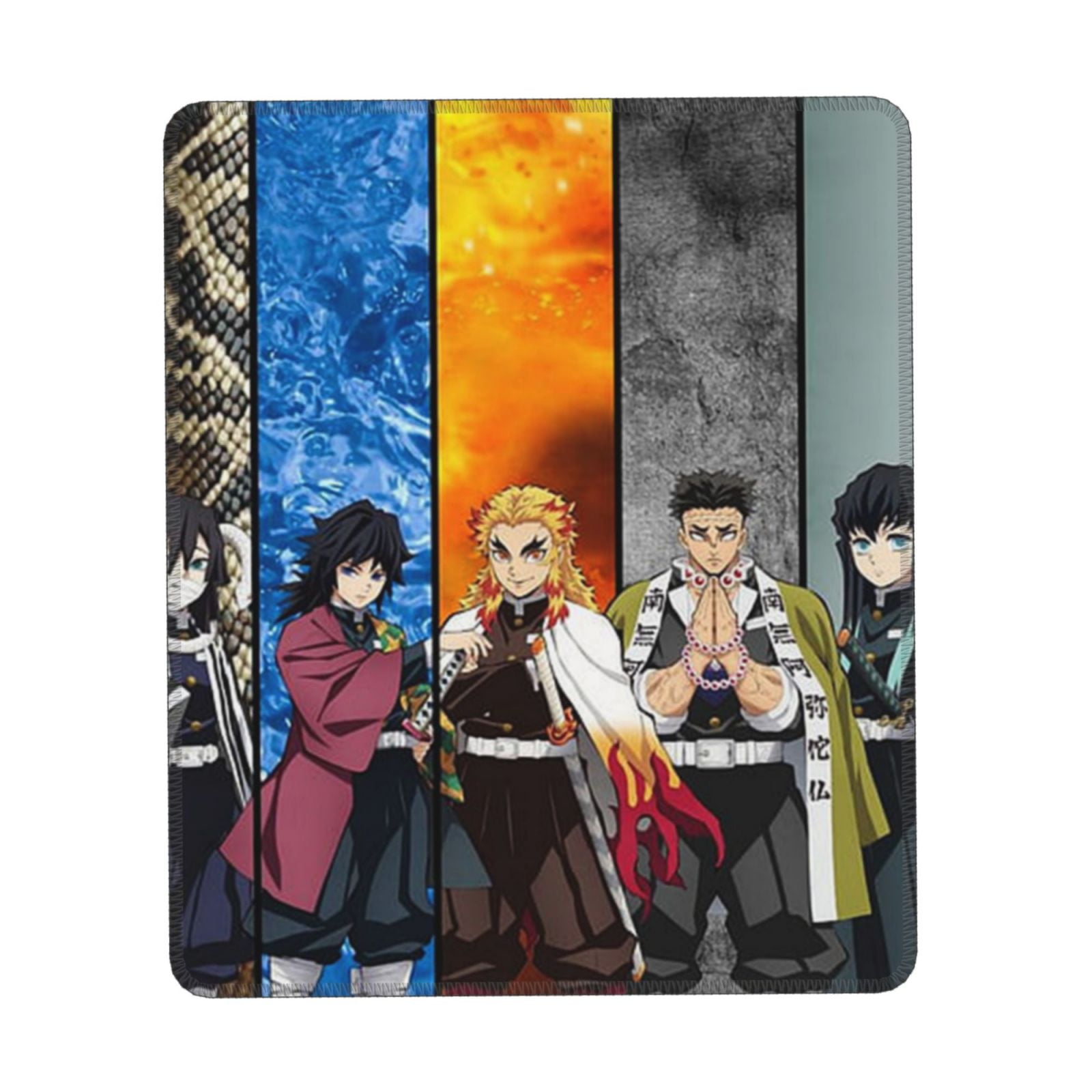 Demon Slayer Mouse Pad 10 X 12 Inch Non-Slip Keyboard Mat Rubber Base ...