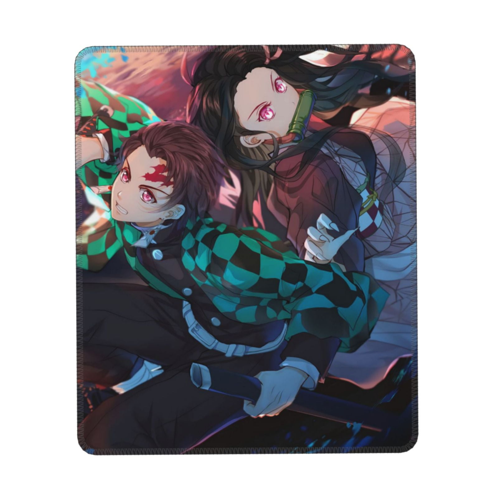 Demon Slayer Mouse Pad 7 X 8.6 In Non-Slip Keyboard Mat Rubber Base ...