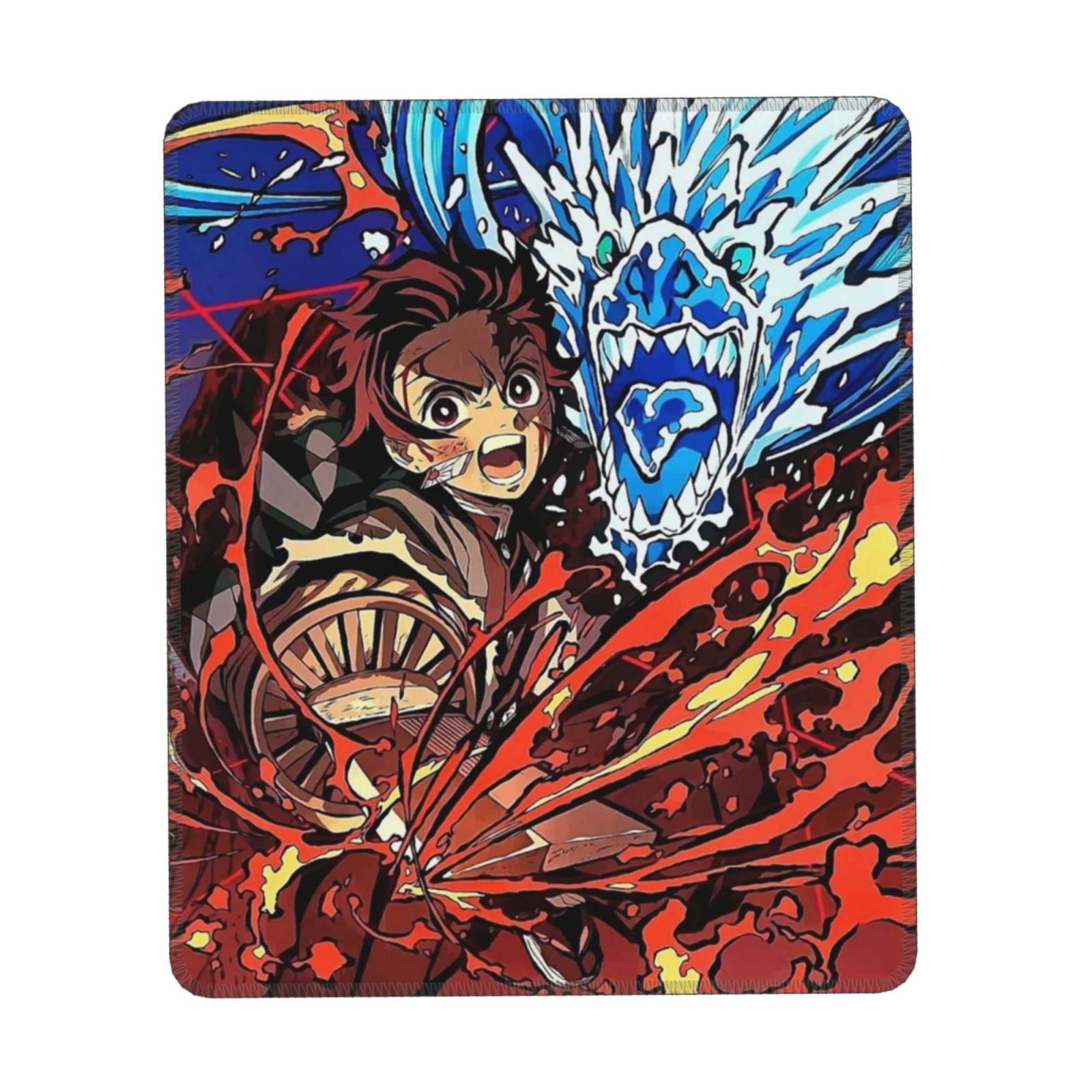 Demon Slayer Mouse Pad 8.3 X 10.3 In Non-Slip Keyboard Mat Rubber Base ...