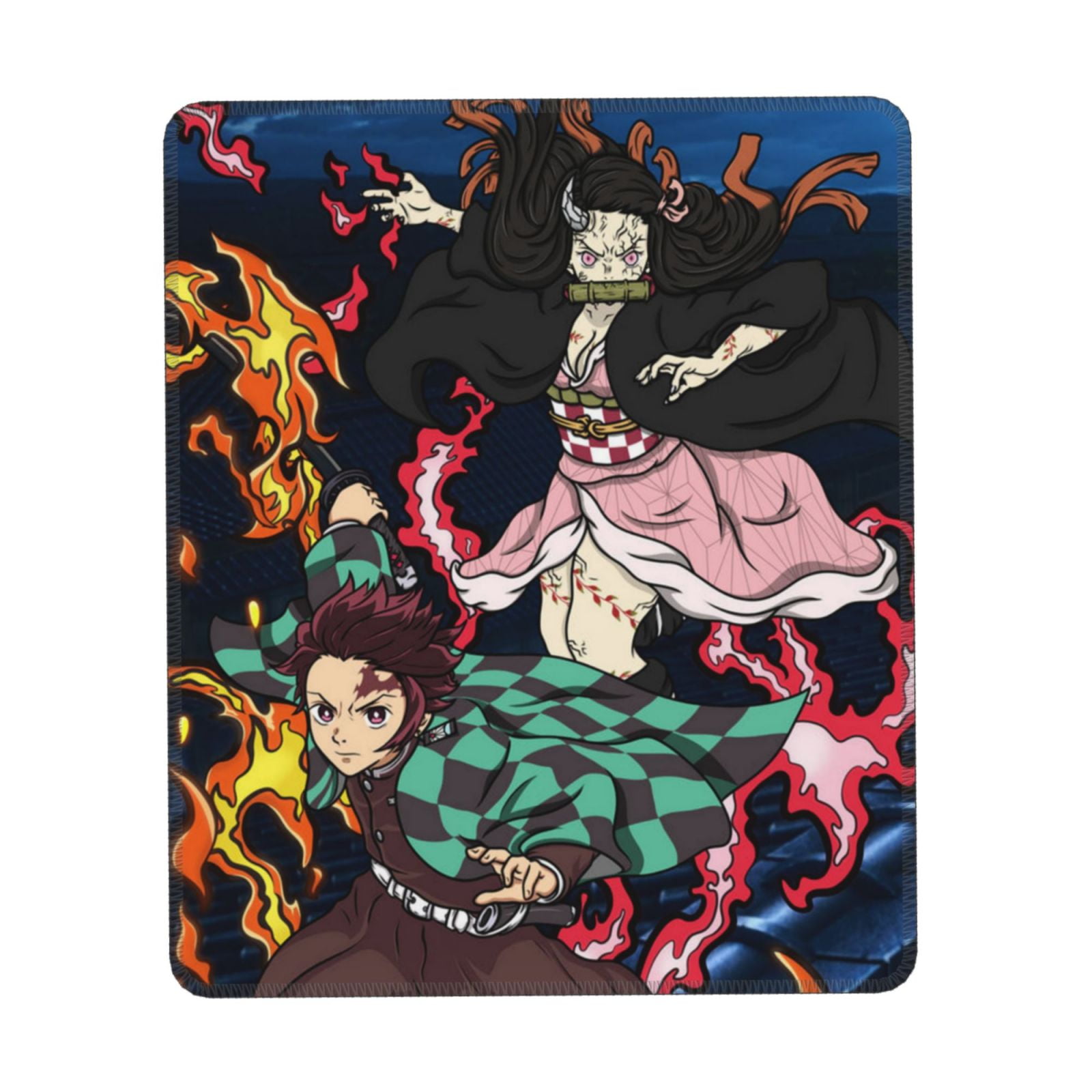 Demon Slayer Mouse Pad 8.3 X 10.3 In Non-Slip Keyboard Mat Rubber Base ...