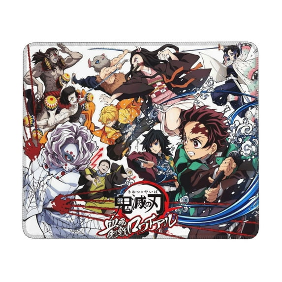 Demon Slayer Mouse Pad, Computer Mouse Mat, Waterproof Non-Slip Rubber ...
