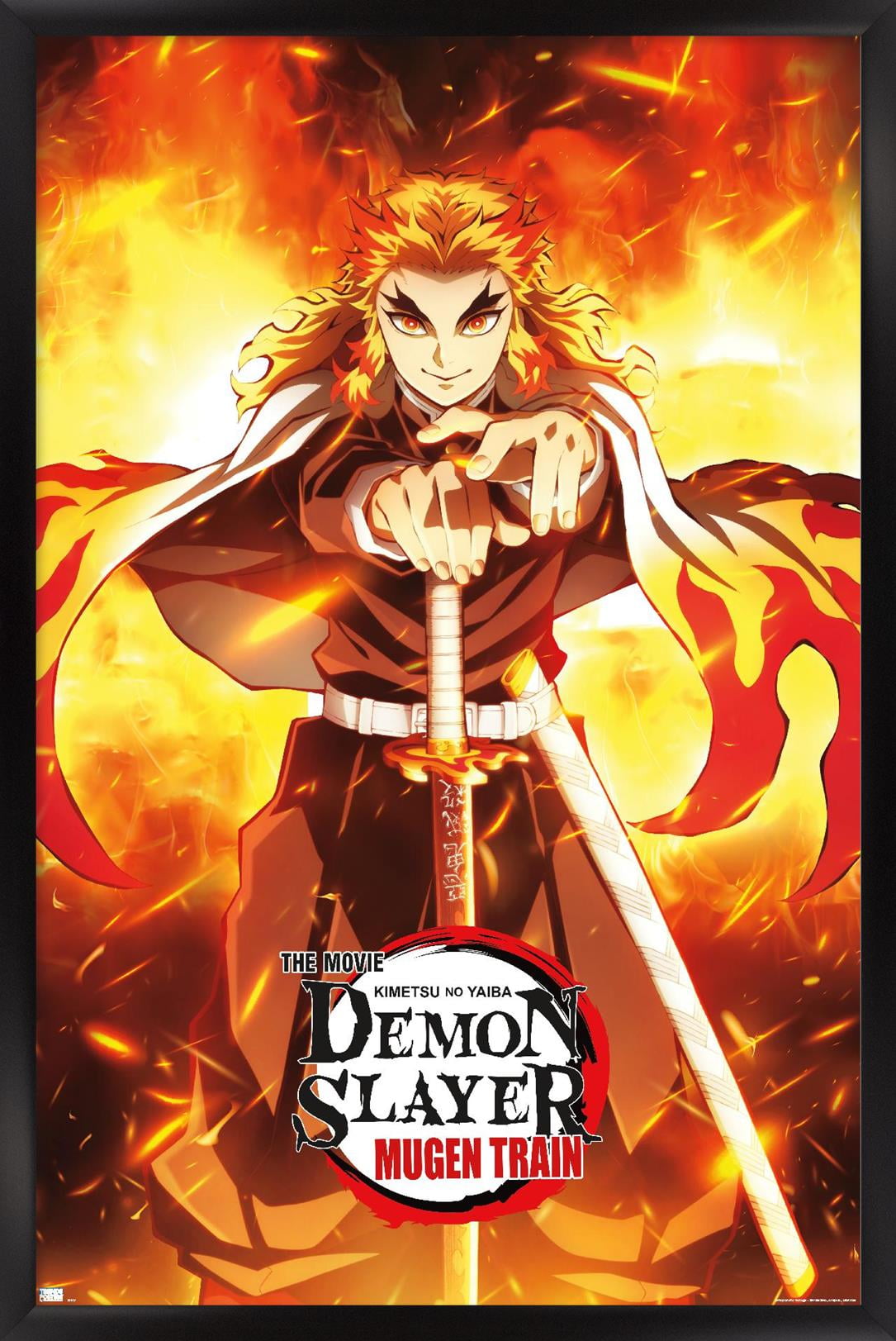 Demon Slayer: Mugen Train - Kyojuro Rengoku One Sheet Wall Poster, 22. ...