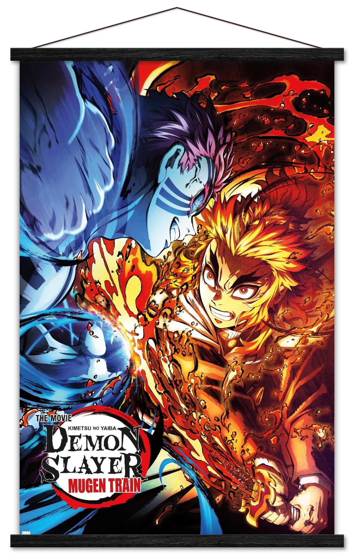Demon Slayer: Mugen Train - Versus One Sheet Wall Poster with Magnetic ...