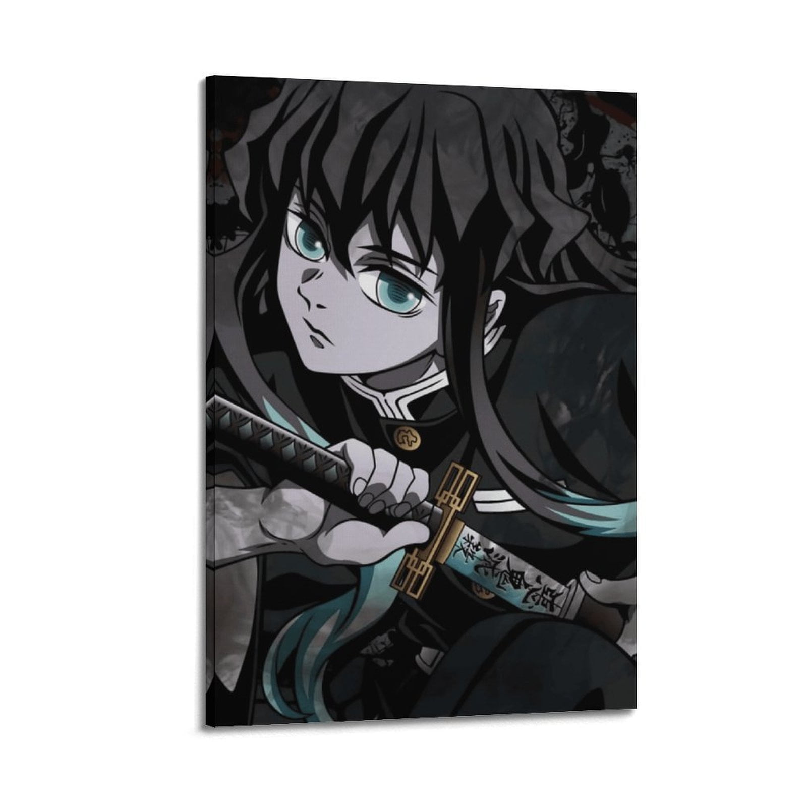 Demon Slayer Muichiro Poster Wall Art Canvas Aesthetic Decorative ...
