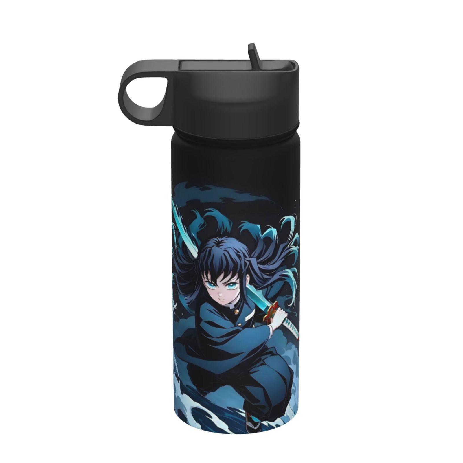 Demon Slayer Muichiro Tokito 18 Oz Insulated Sports Water Bottle ...