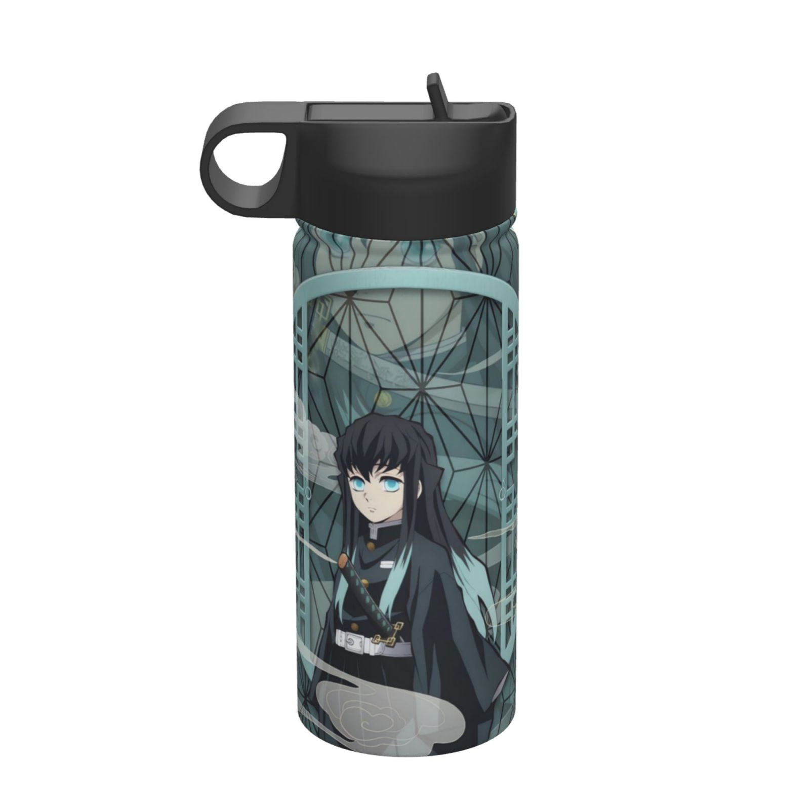 Demon Slayer Muichiro Tokito 18 Oz Insulated Water Bottle, Reusable ...
