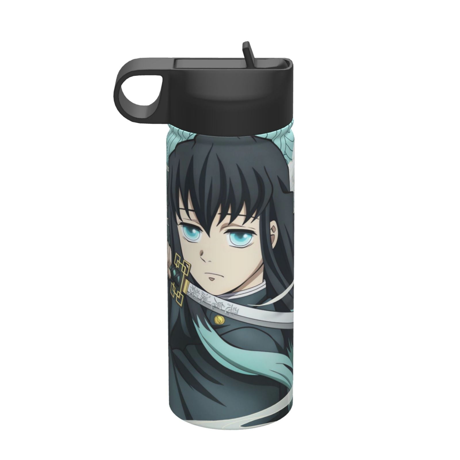 Demon Slayer Muichiro Tokito 18oz Insulated Water Bottle With Handle ...
