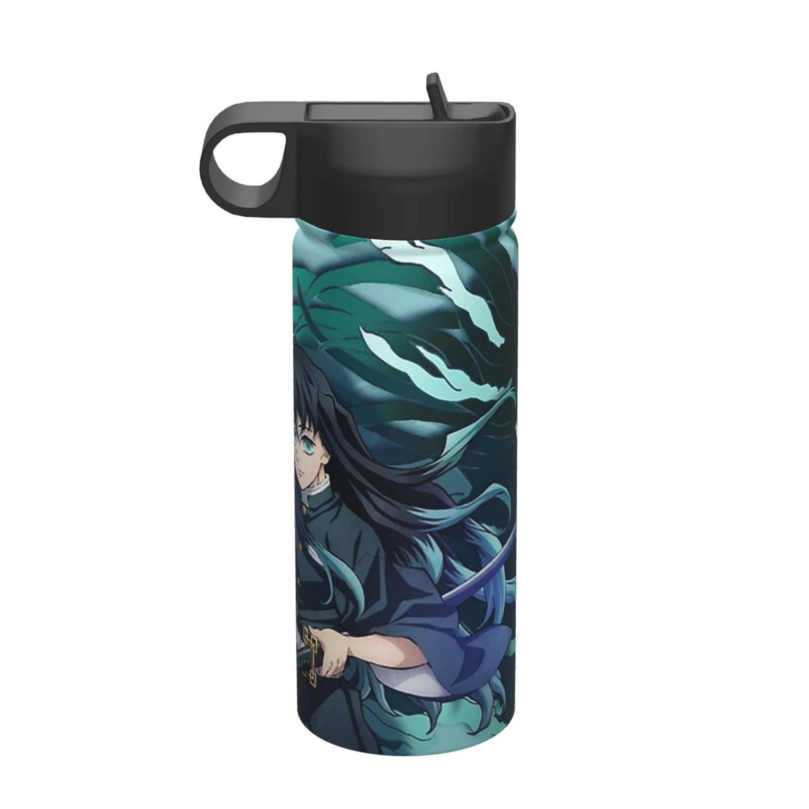 Demon Slayer Muichiro Tokito 18oz Insulated Water Bottle With Handle ...