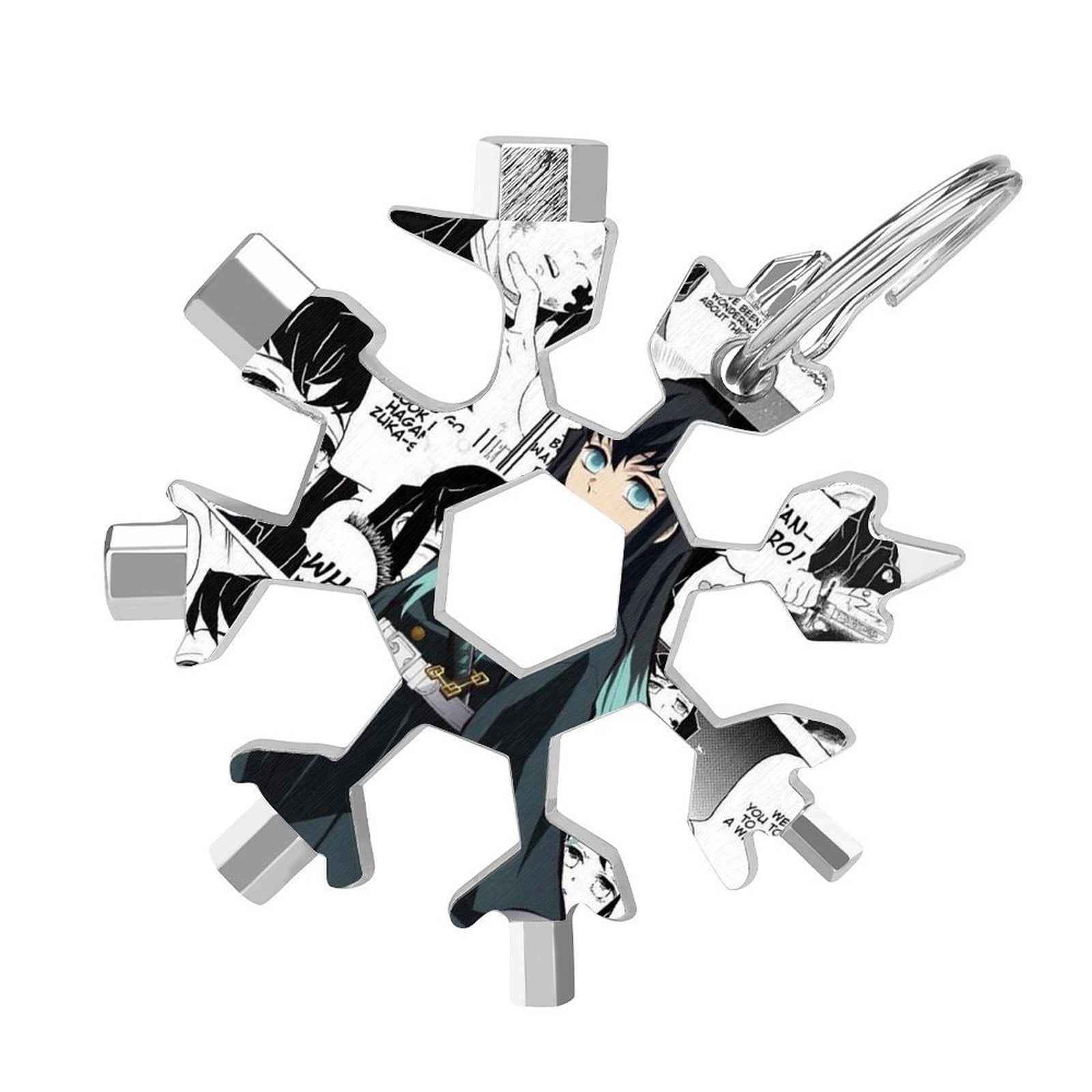 Demon Slayer Muichiro Tokito 19-in-1 Snowflake Multi Tool, Bottle ...