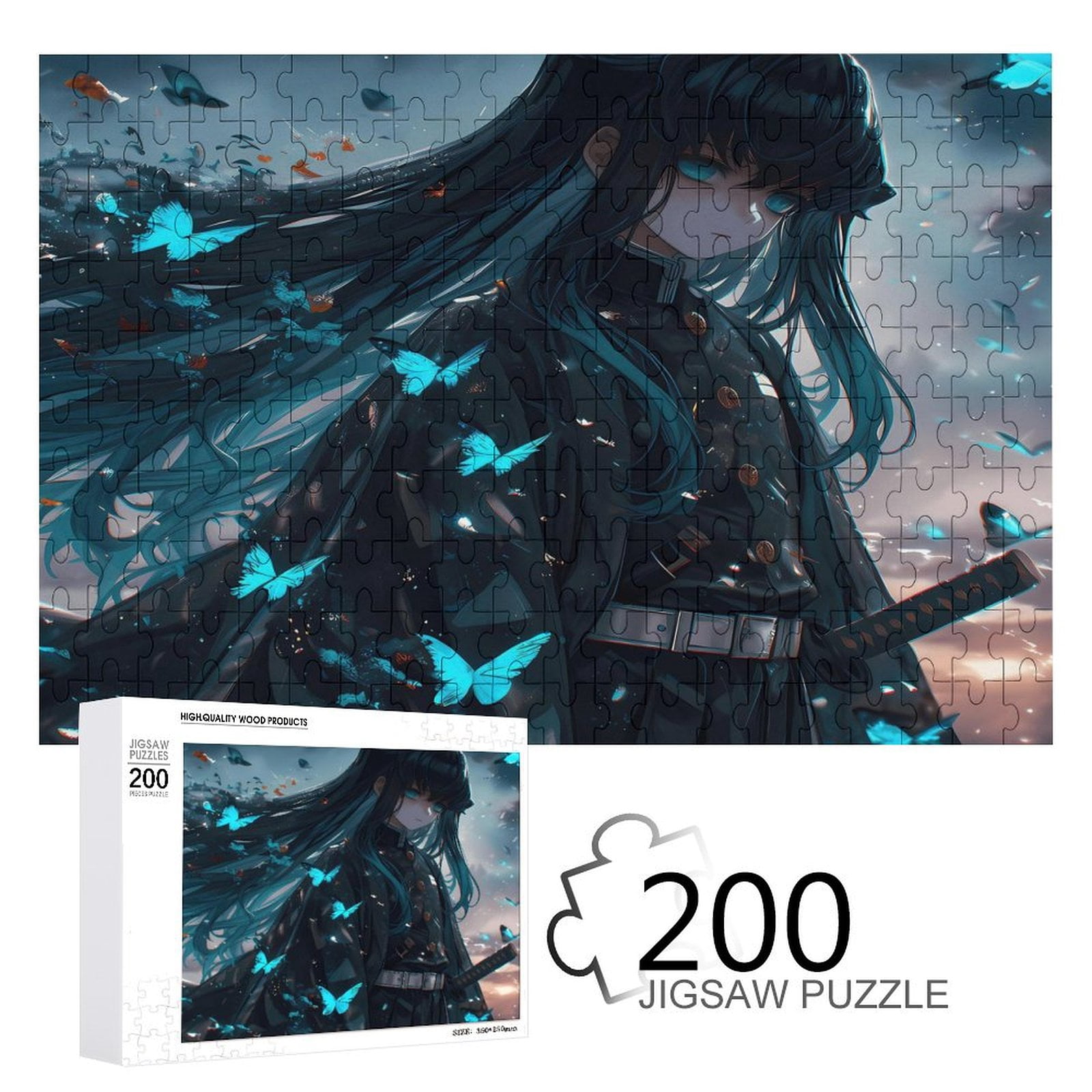 Demon Slayer Muichiro Tokito 200 PCS Puzzle for Adults - Jigsaw Puzzle ...