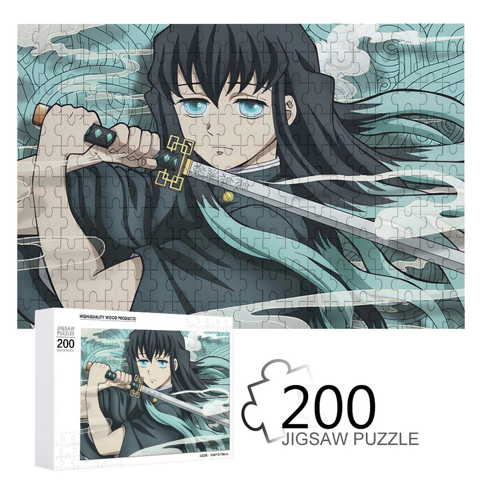 Demon Slayer Muichiro Tokito 200 PCS Puzzle for Adults - Jigsaw Puzzle ...