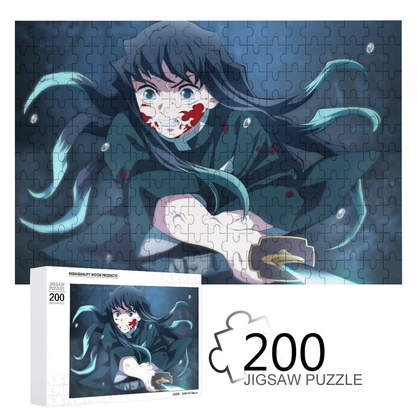 Demon Slayer Muichiro Tokito 200 PCS Puzzle for Adults - Jigsaw Puzzle ...