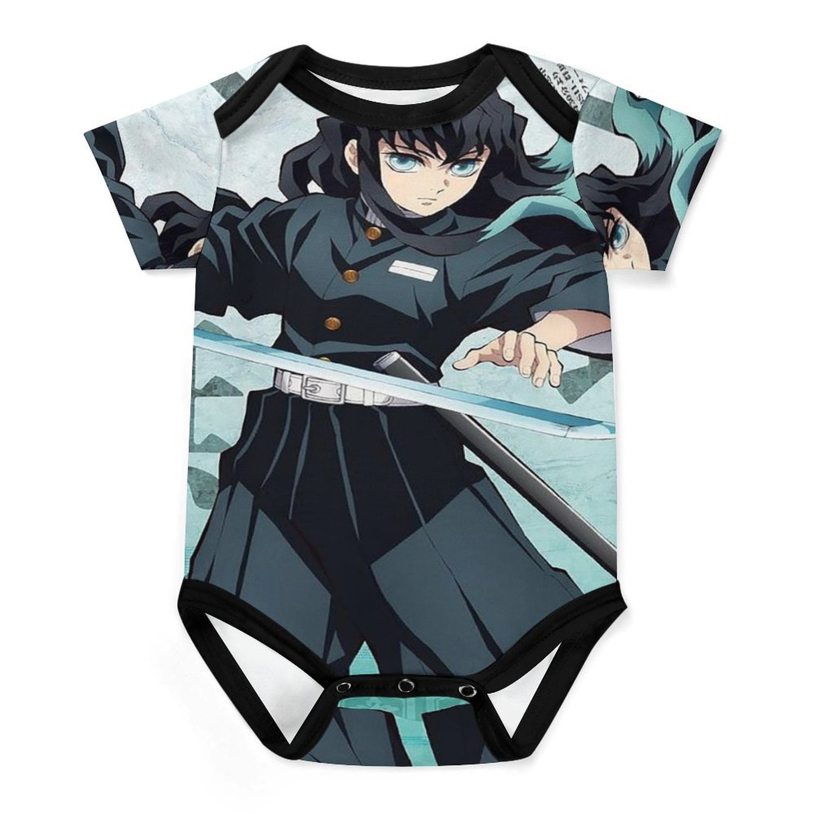 Demon Slayer Muichiro Tokito Baby Bodysuit Boy Girl Clothes Soft ...