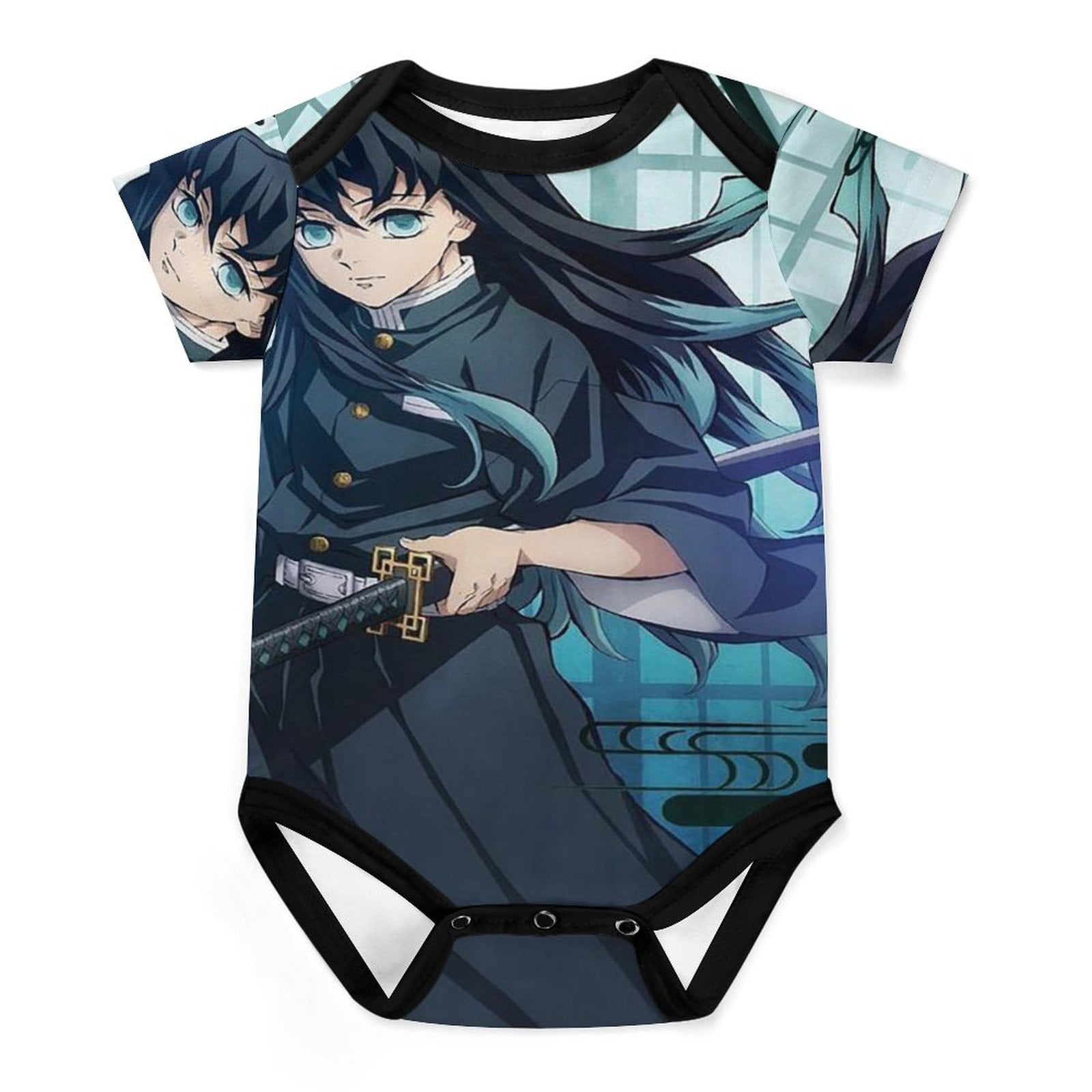 Demon Slayer Muichiro Tokito Baby Bodysuit Boy Girl Clothes Soft ...