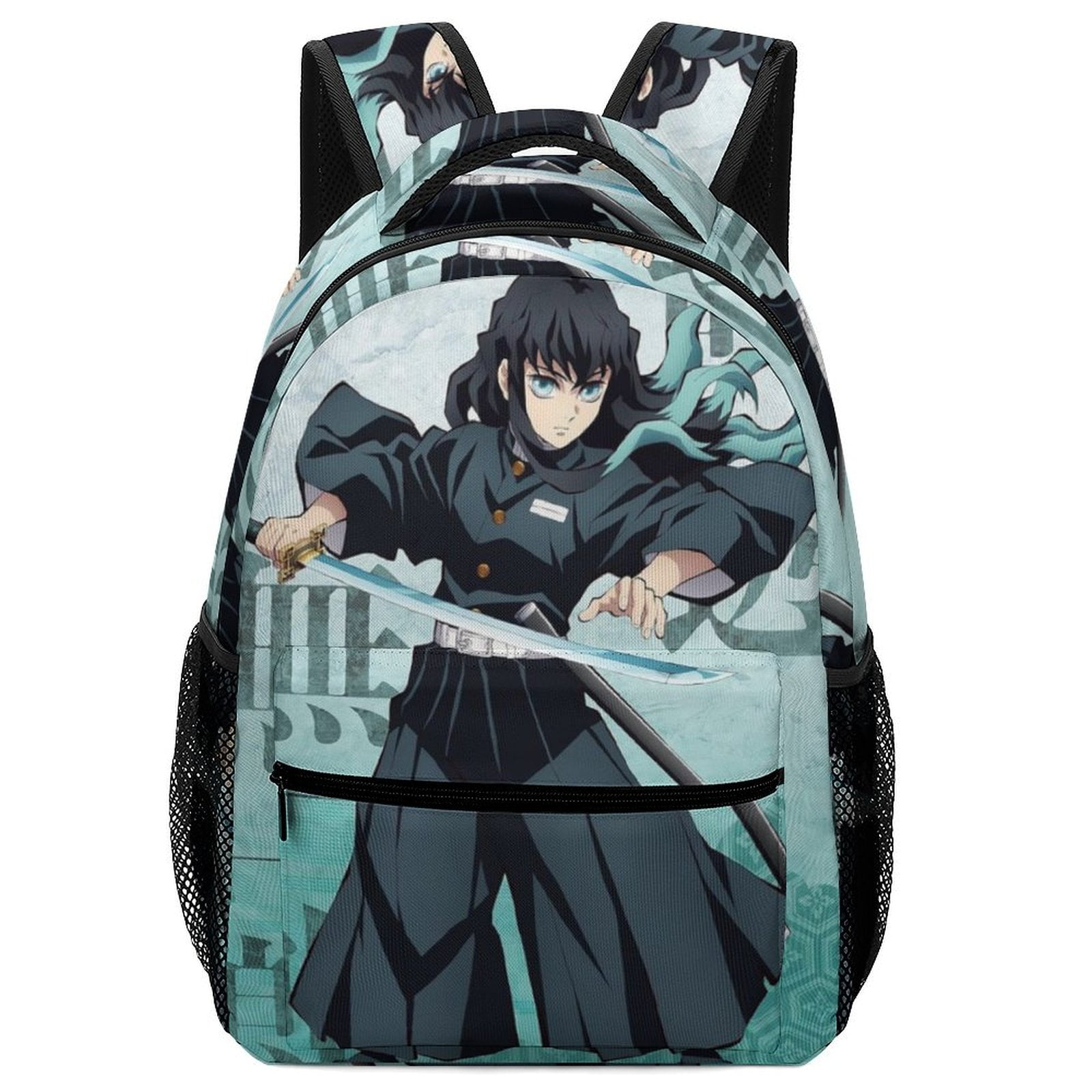 Demon Slayer Muichiro Tokito Backpacks Bookbag Casual Daypack Backpacks ...