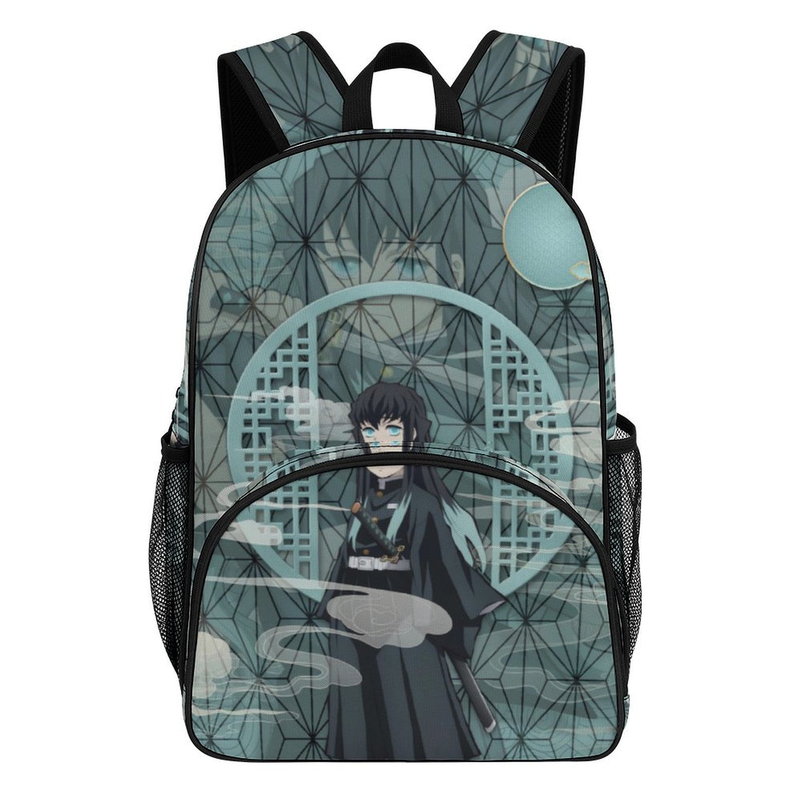 Demon Slayer Muichiro Tokito Backpacks Bookbag Casual Daypack Backpacks ...