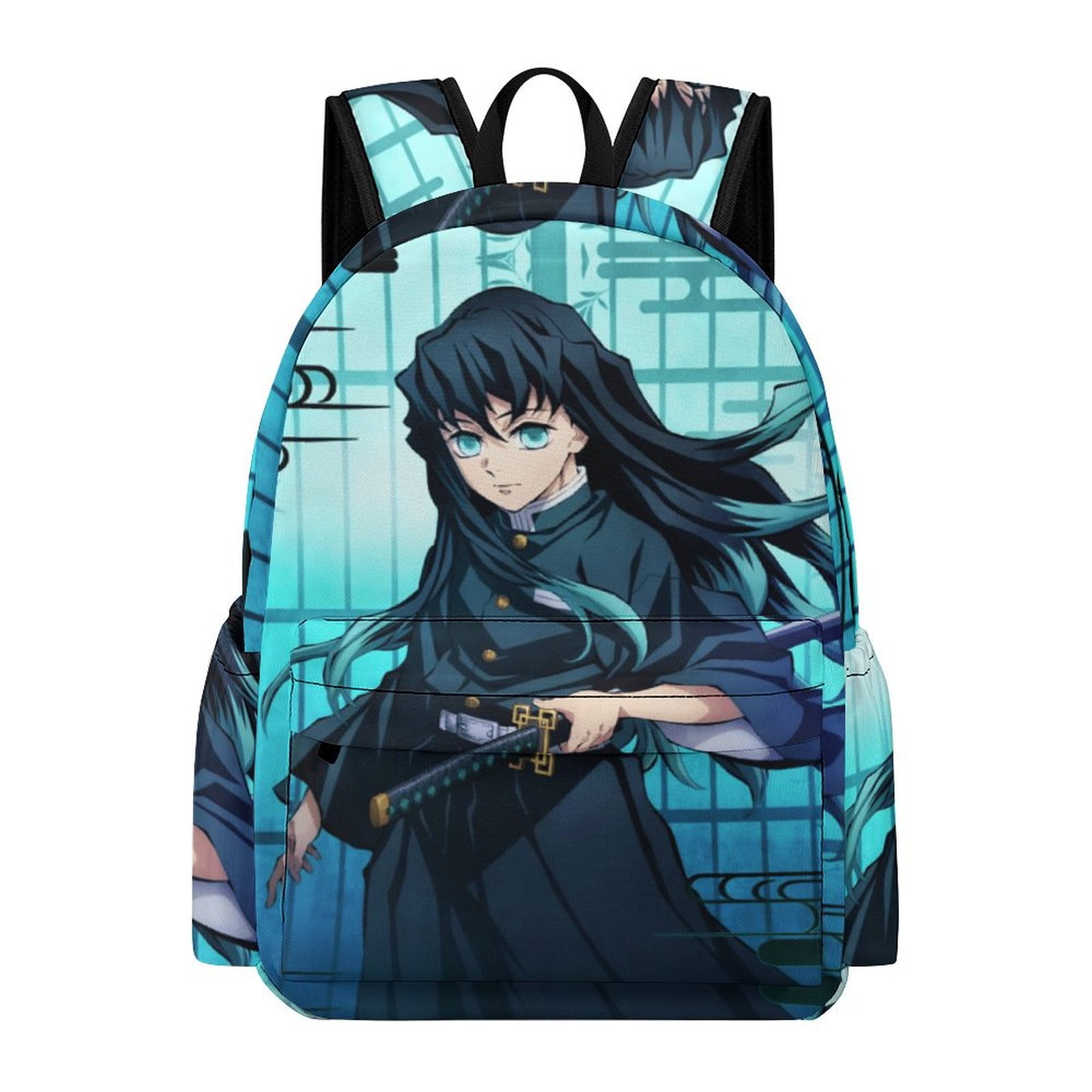 Demon Slayer Muichiro Tokito Backpacks Lightweight Bookbags Casual ...