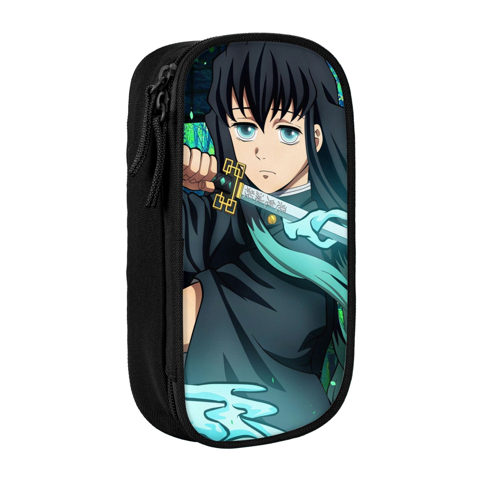 Demon Slayer Muichiro Tokito Big Capacity Pencil Case, Large Capacity ...