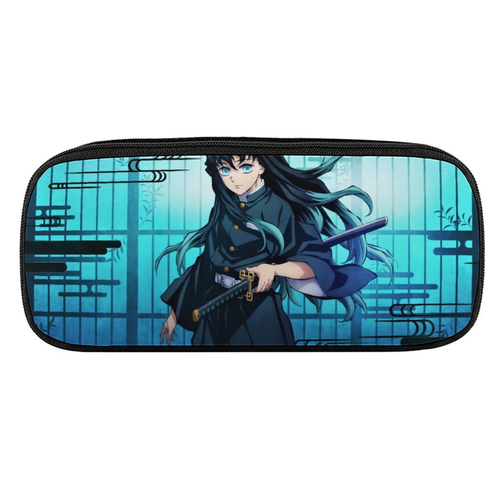 Demon Slayer Muichiro Tokito Big Capacity Pencil Case, Large Pencil ...