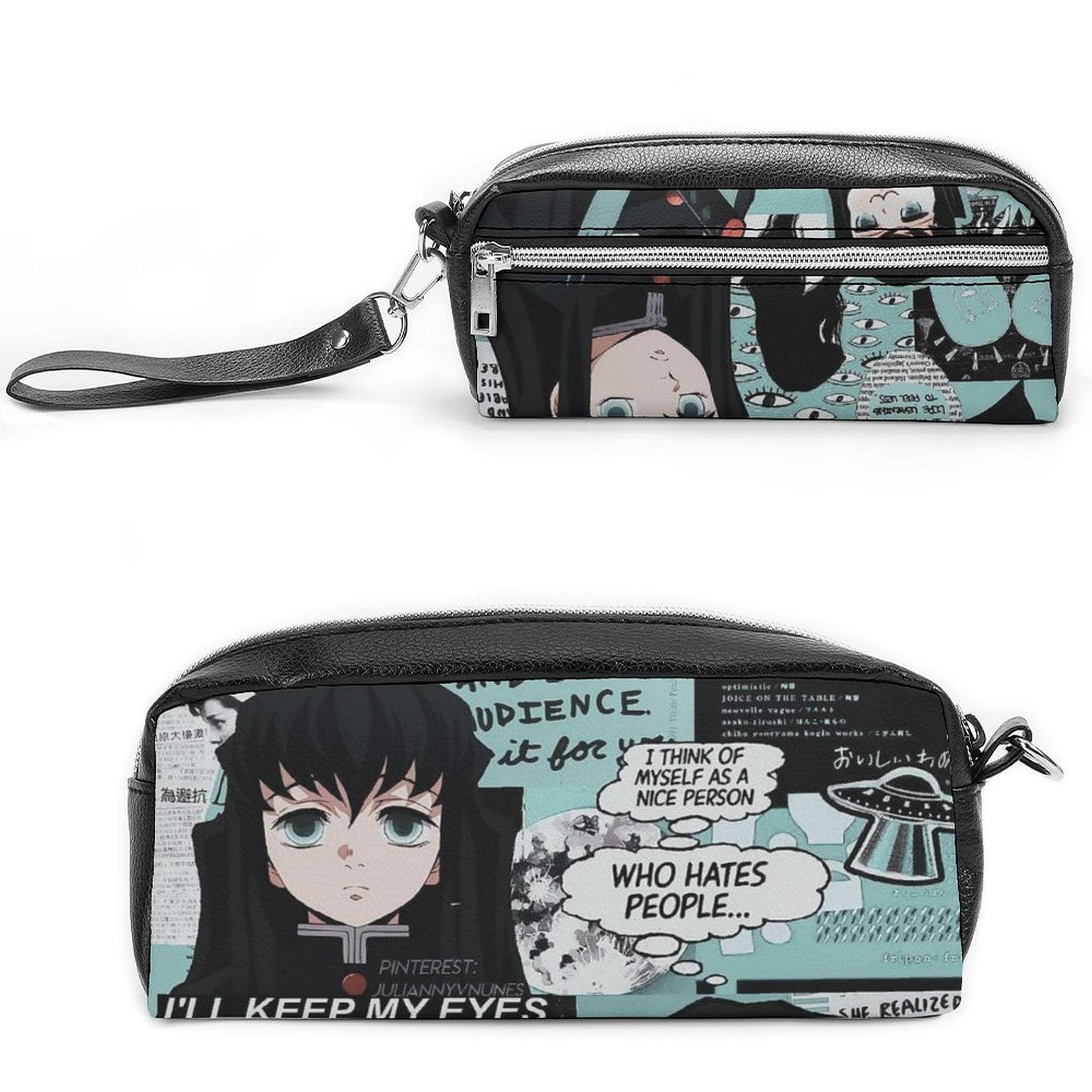 Demon Slayer Muichiro Tokito Big Capacity Pencil Case, Large Pencil ...