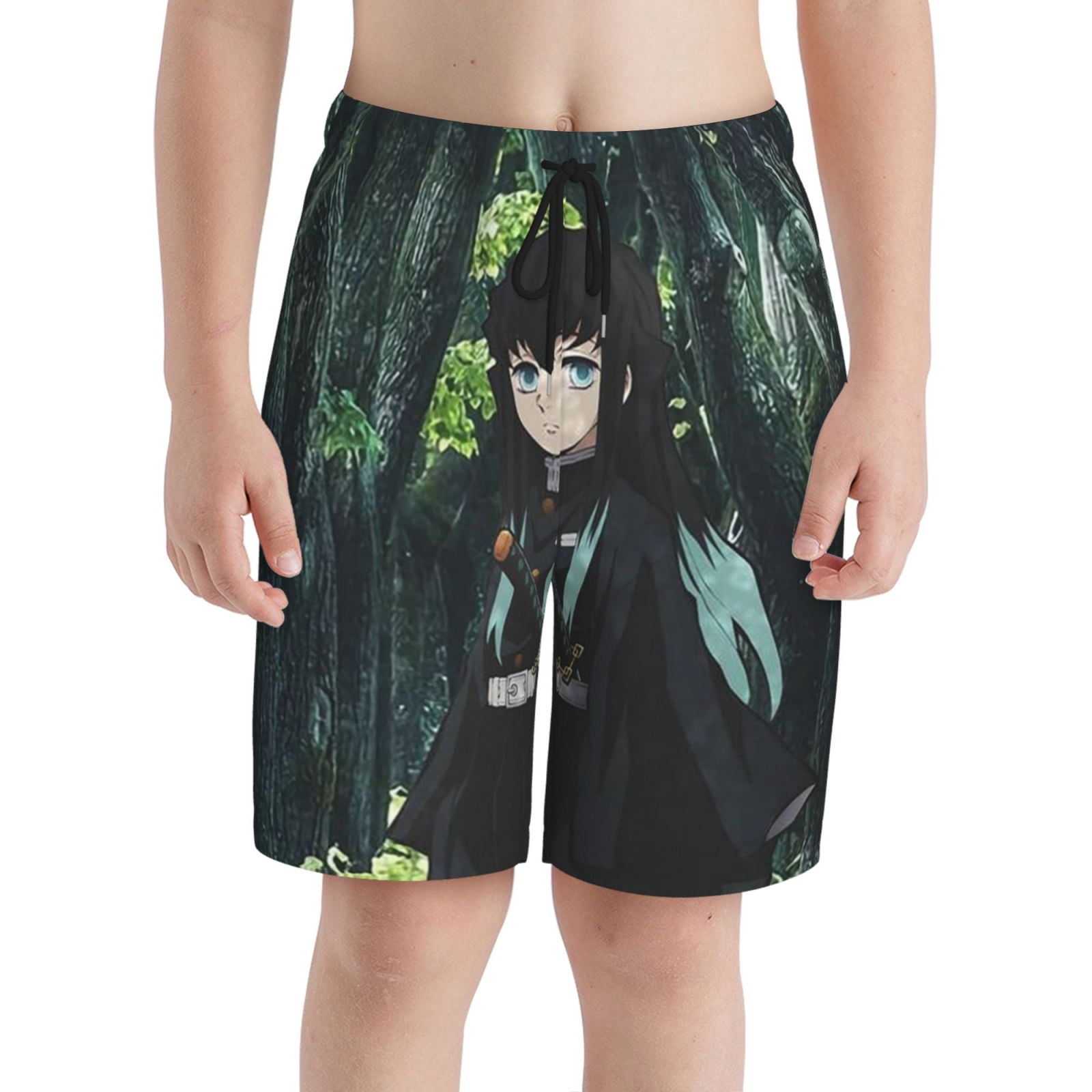 Demon Slayer Muichiro Tokito Boy'S Swim Trunks Quick Dry Board Shorts ...