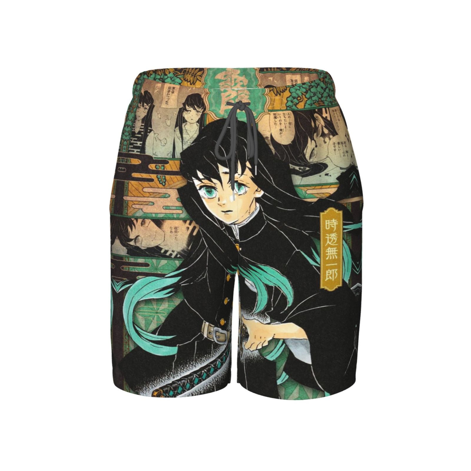 Demon Slayer Muichiro Tokito Boy'S Swim Trunks Quick Dry Board Shorts ...