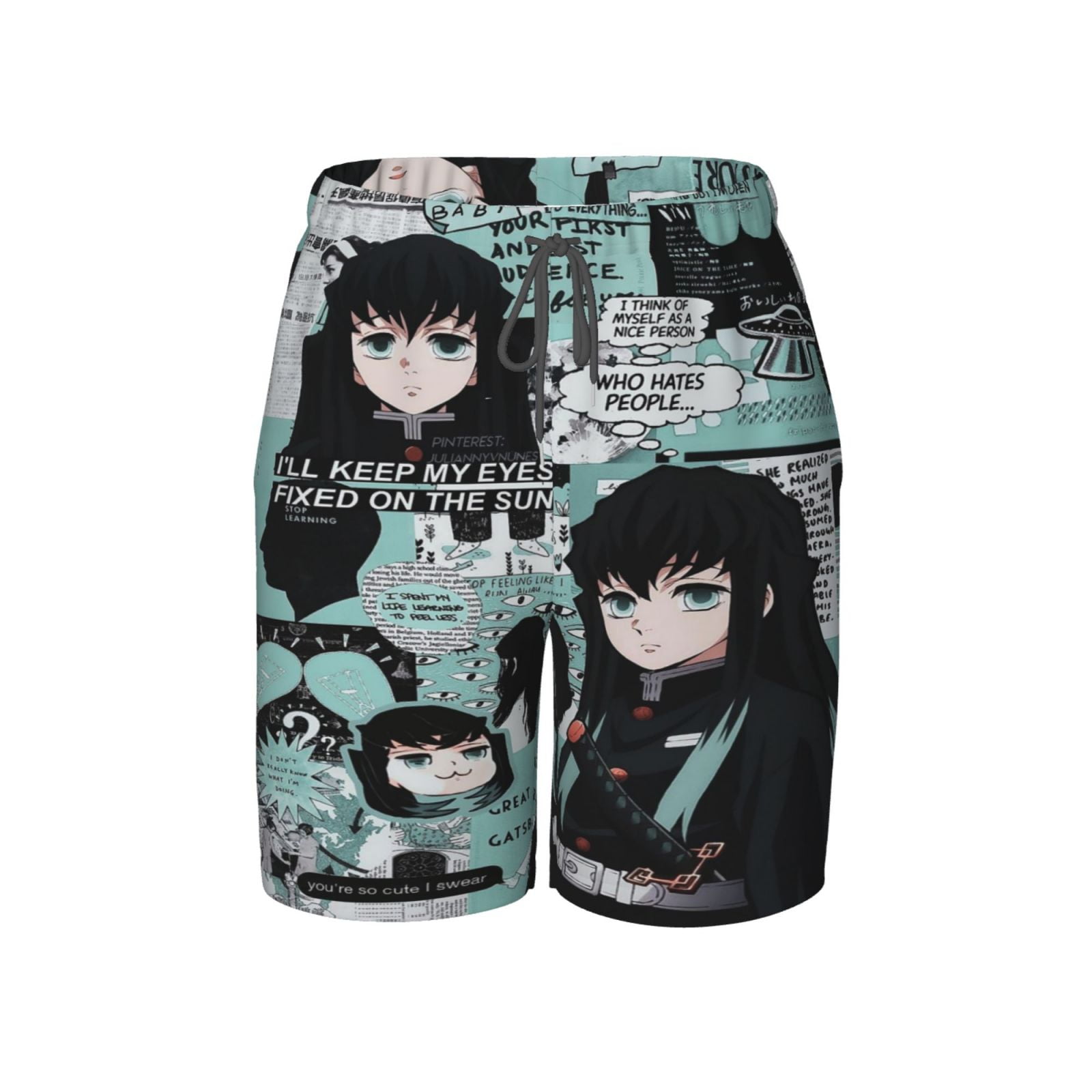 Demon Slayer Muichiro Tokito Boy'S Swim Trunks Quick Dry Board Shorts ...