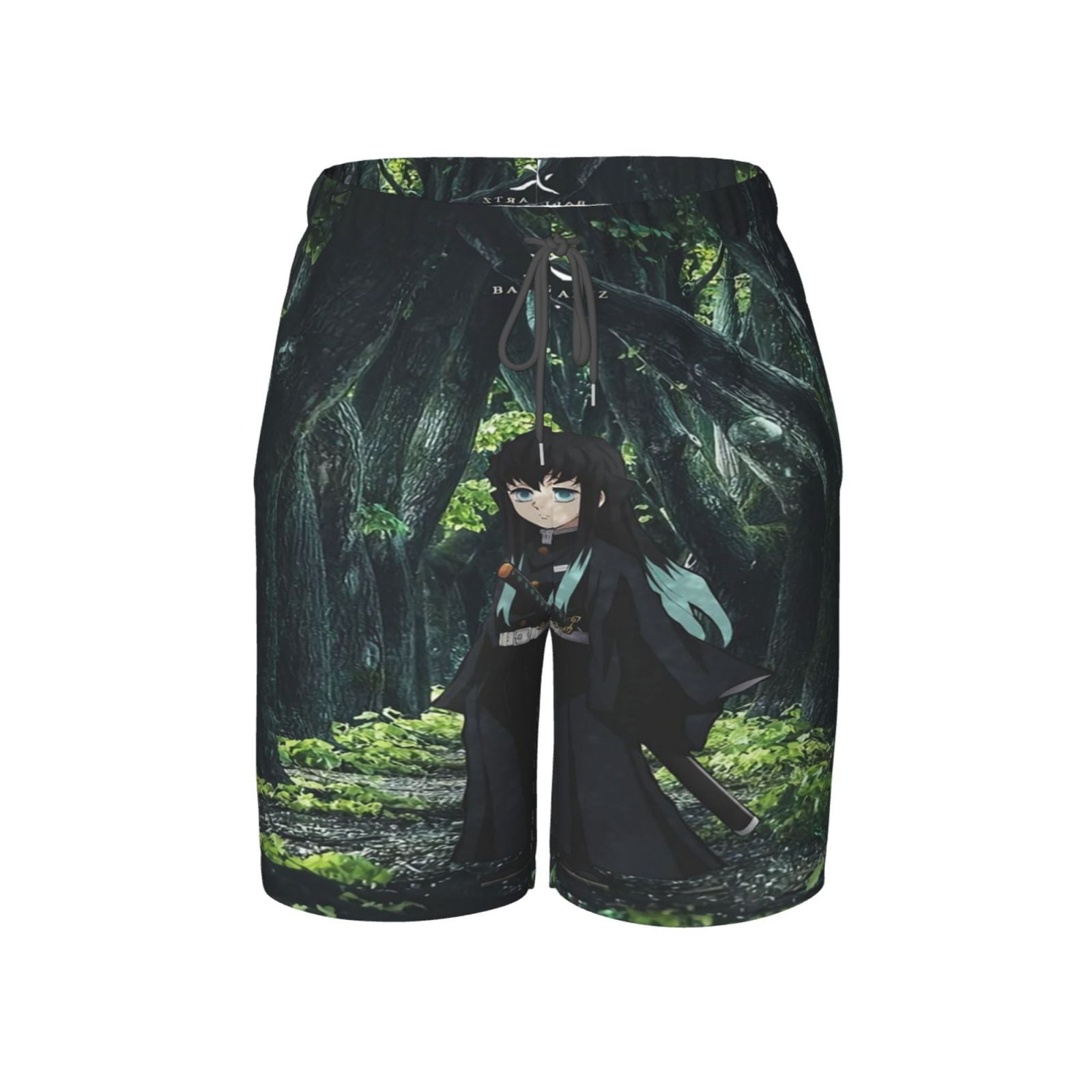 Demon Slayer Muichiro Tokito Boy's Swim Trunks Quick Dry Board Shorts ...