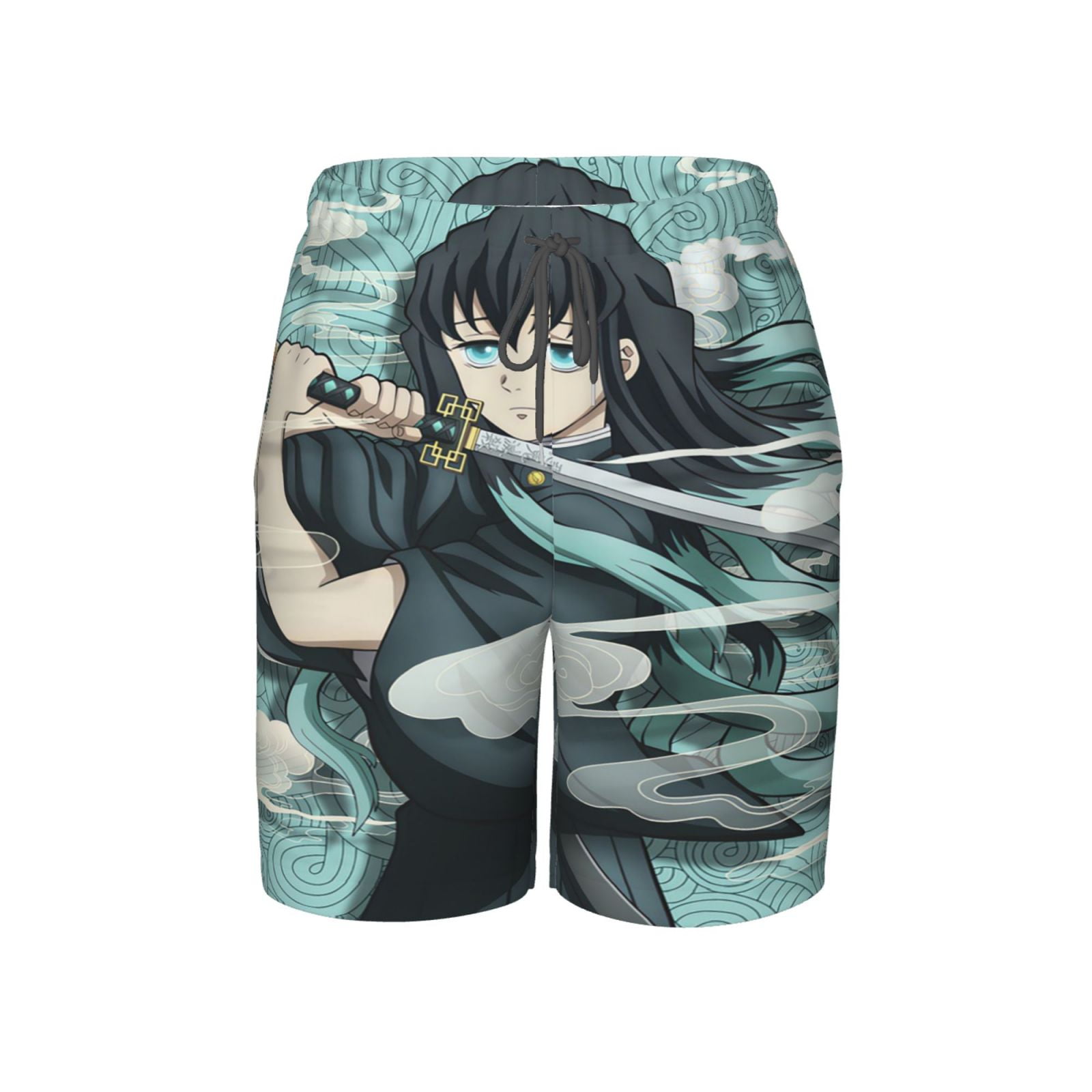 Demon Slayer Muichiro Tokito Boy's Swim Trunks Quick Dry Board Shorts ...