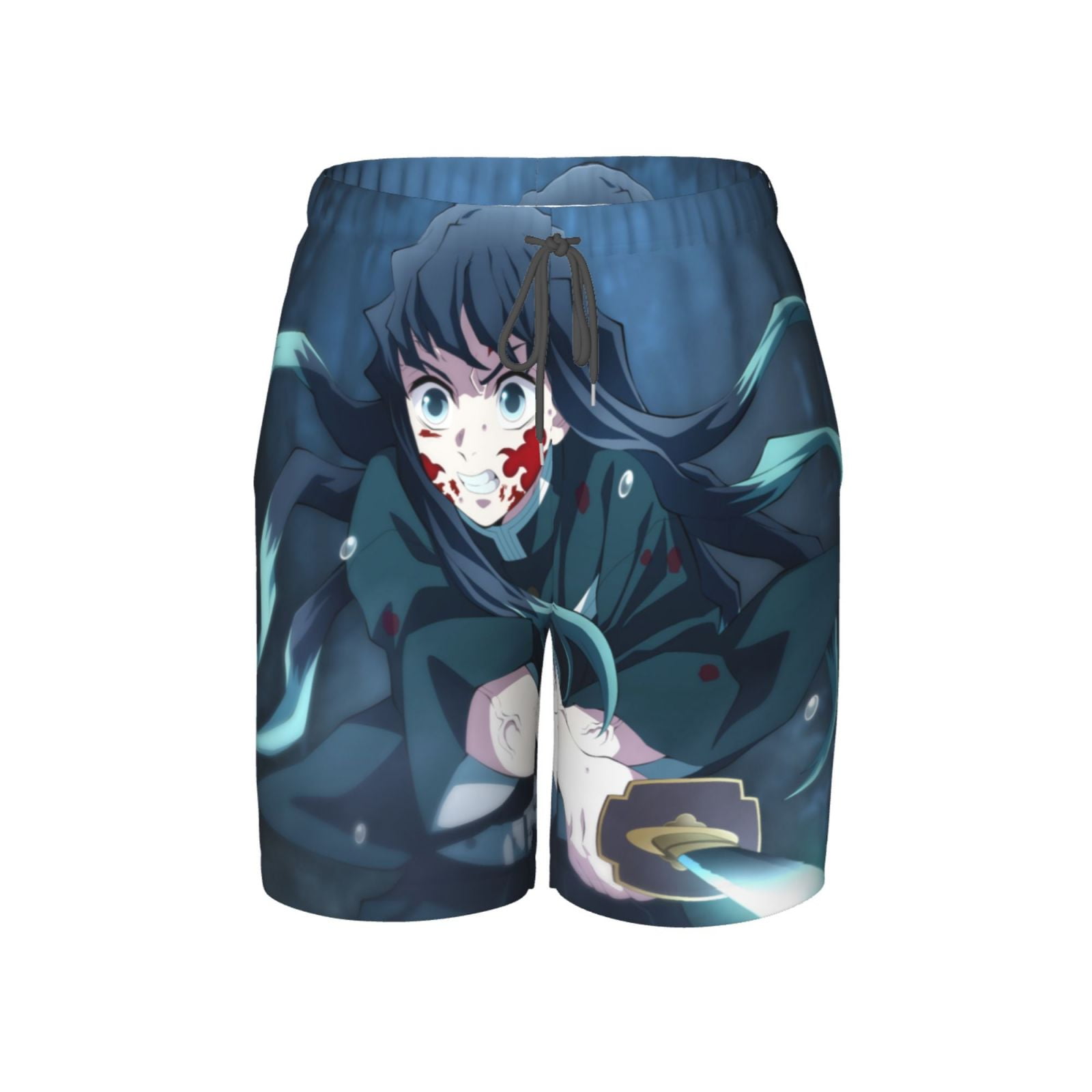 Demon Slayer Muichiro Tokito Boy's Swim Trunks Quick Dry Board Shorts ...