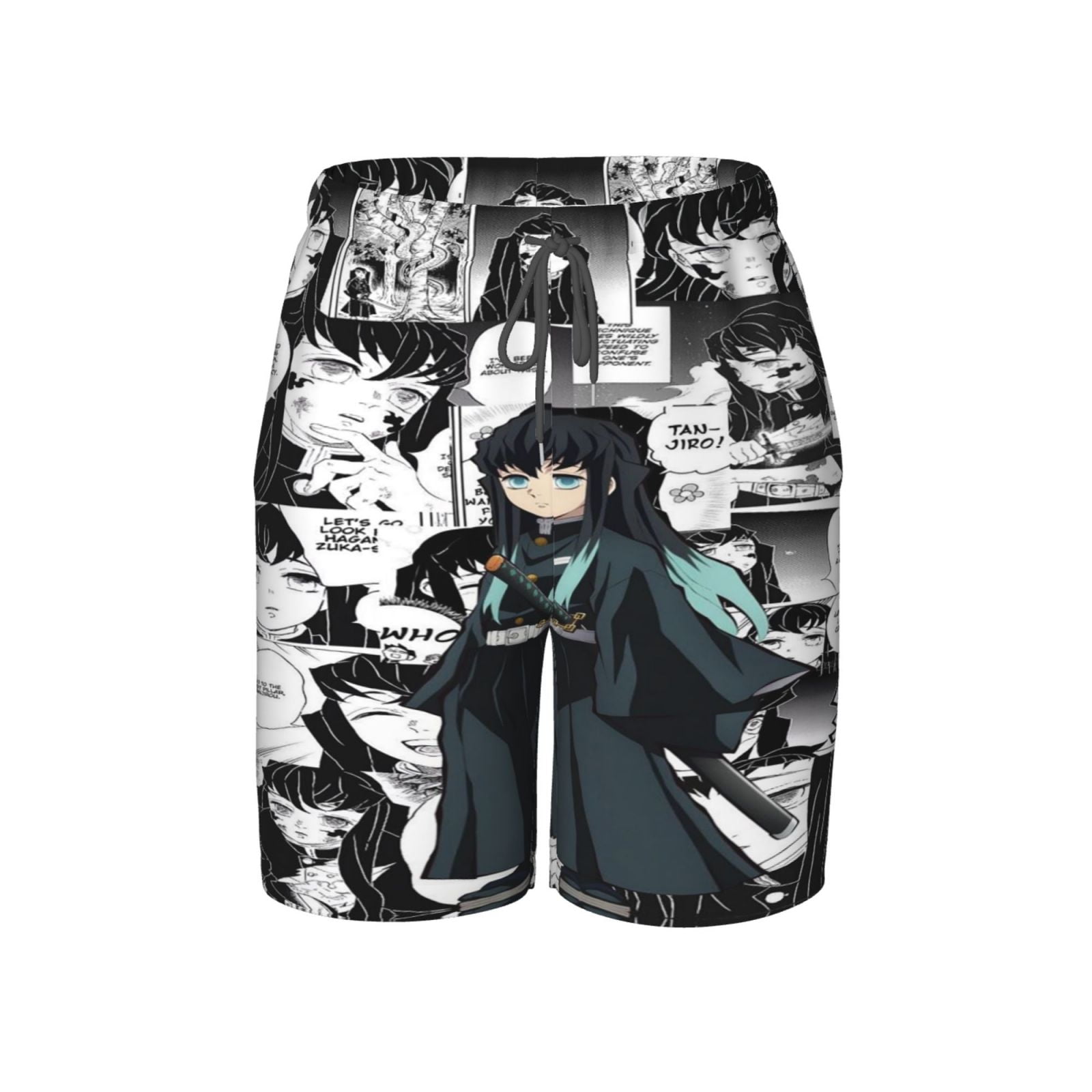 Demon Slayer Muichiro Tokito Boy's Swim Trunks Quick Dry Board Shorts ...