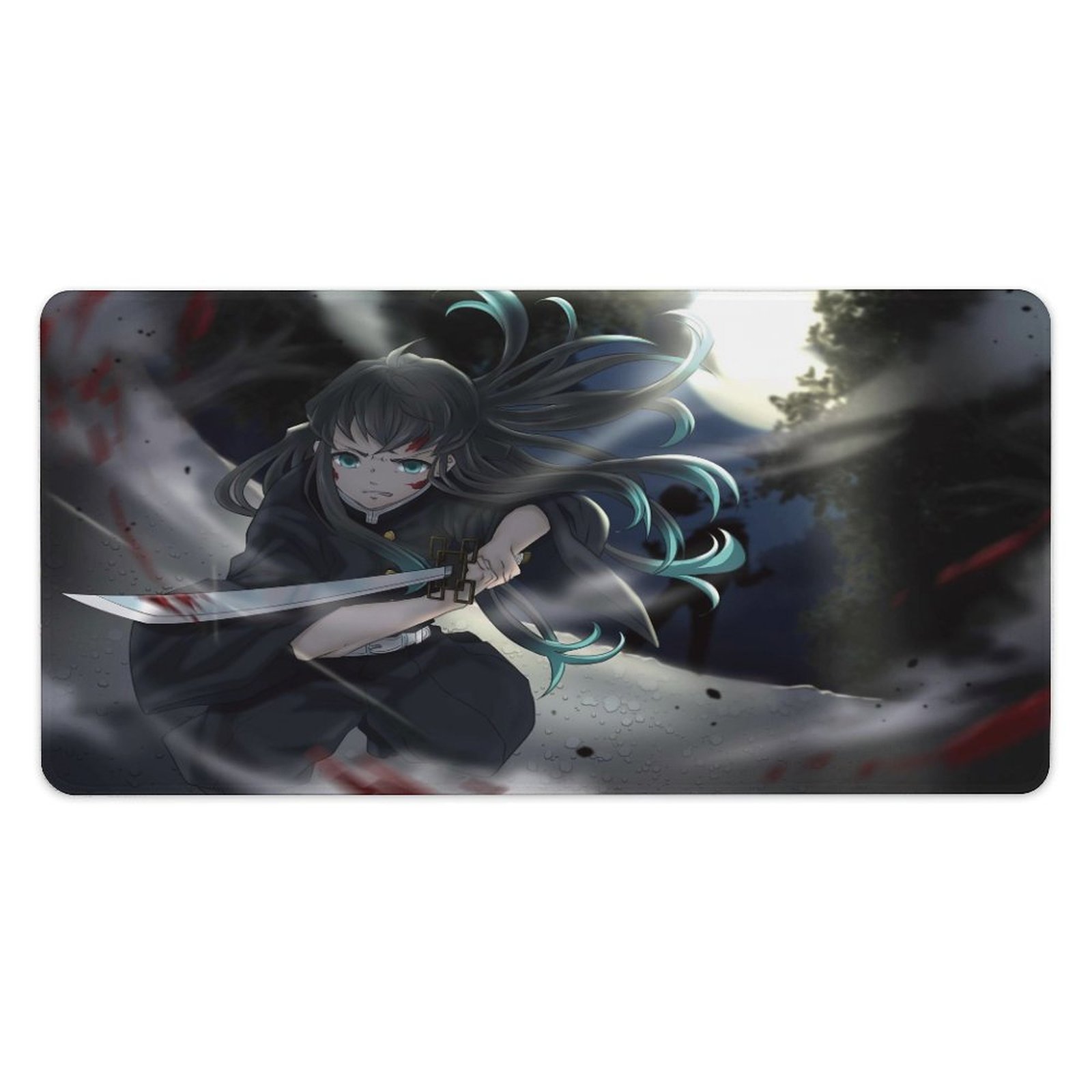 Demon Slayer Muichiro Tokito Desk Mat, Big Desk Pad, Extended Gaming ...