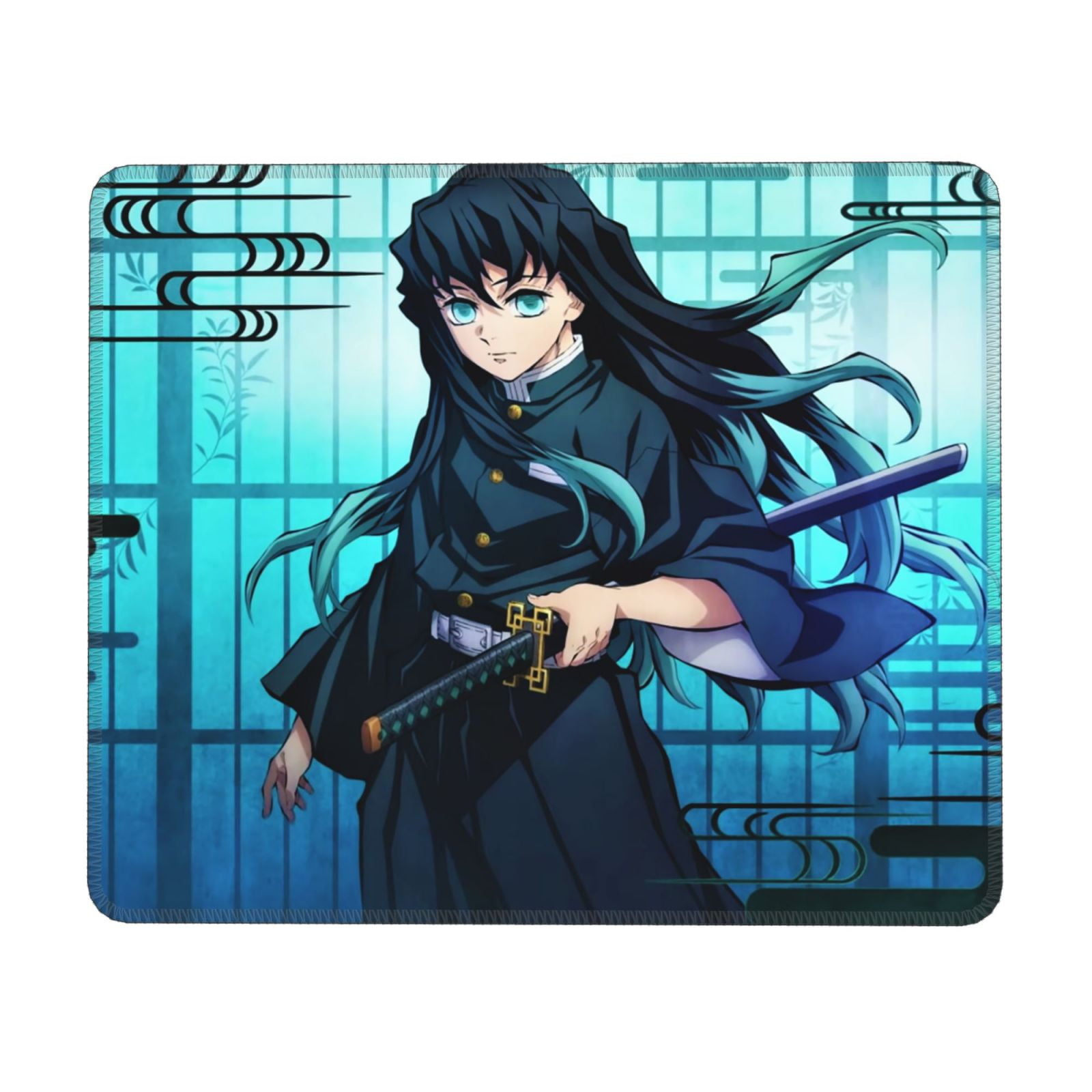 Demon Slayer Muichiro Tokito Desk Mat, Gaming Mouse Pad Mat with Non ...
