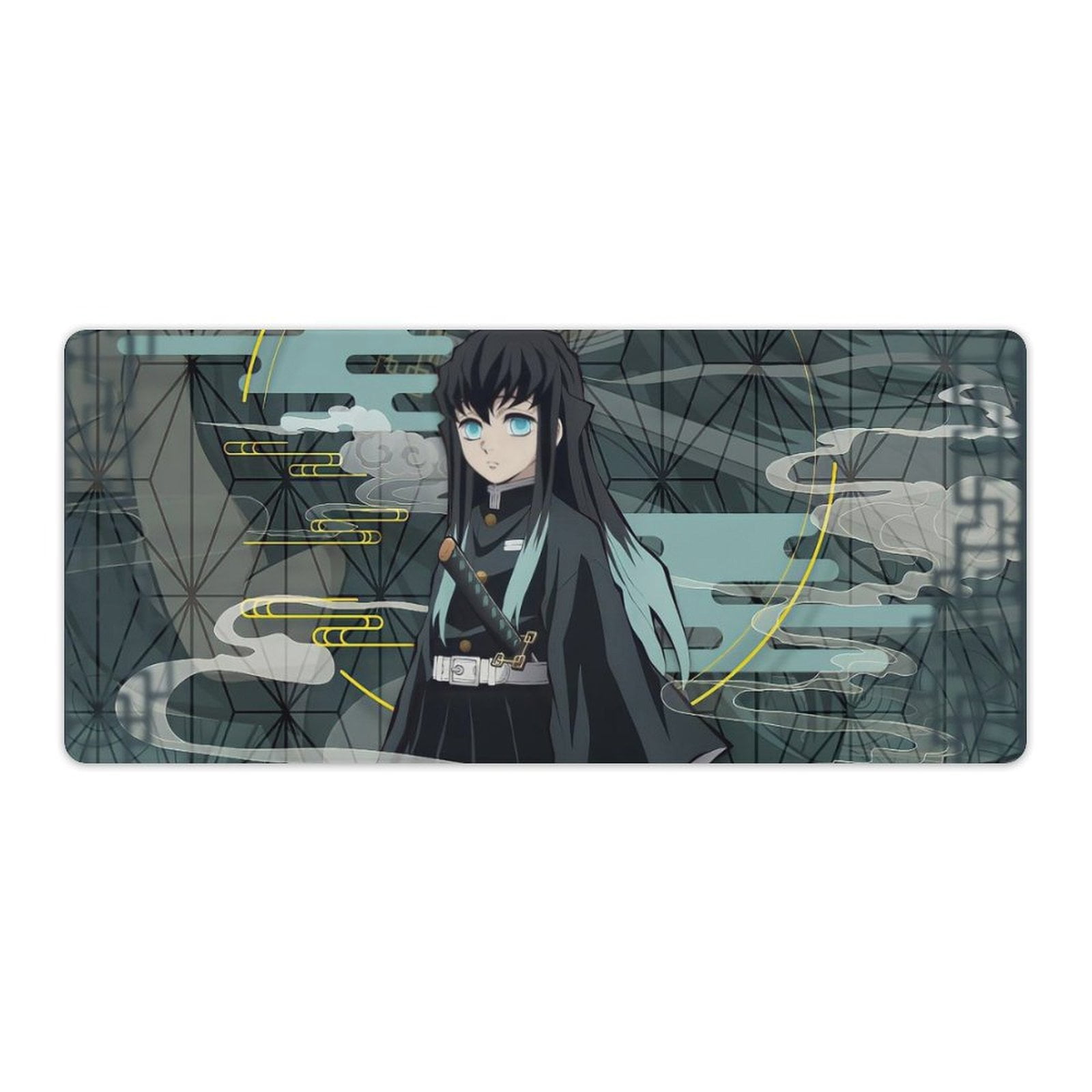 Demon Slayer Muichiro Tokito Desk Mat, Large Mouse Pad Extended Gaming ...