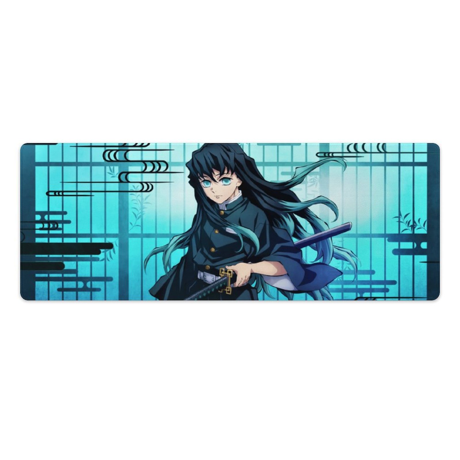 Demon Slayer Muichiro Tokito Desk Mat, Large Mouse Pad Extended Gaming ...
