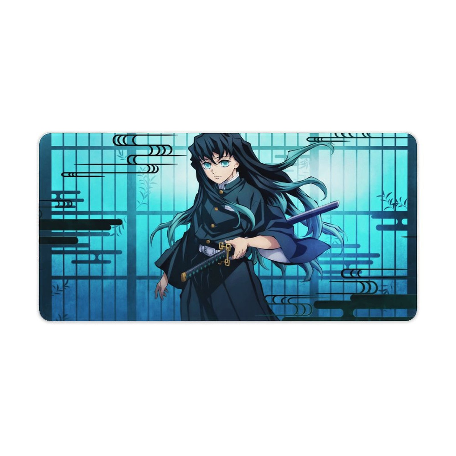 Demon Slayer Muichiro Tokito Desk Mat, Large Mouse Pad Extended Gaming ...