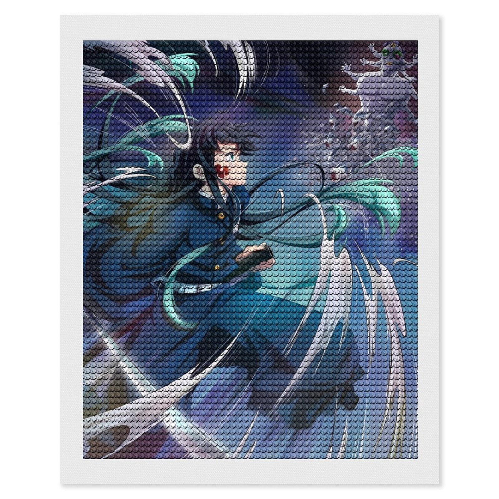 Demon Slayer Muichiro Tokito Diamond Art Kits for Adults 5D Diamond Art ...