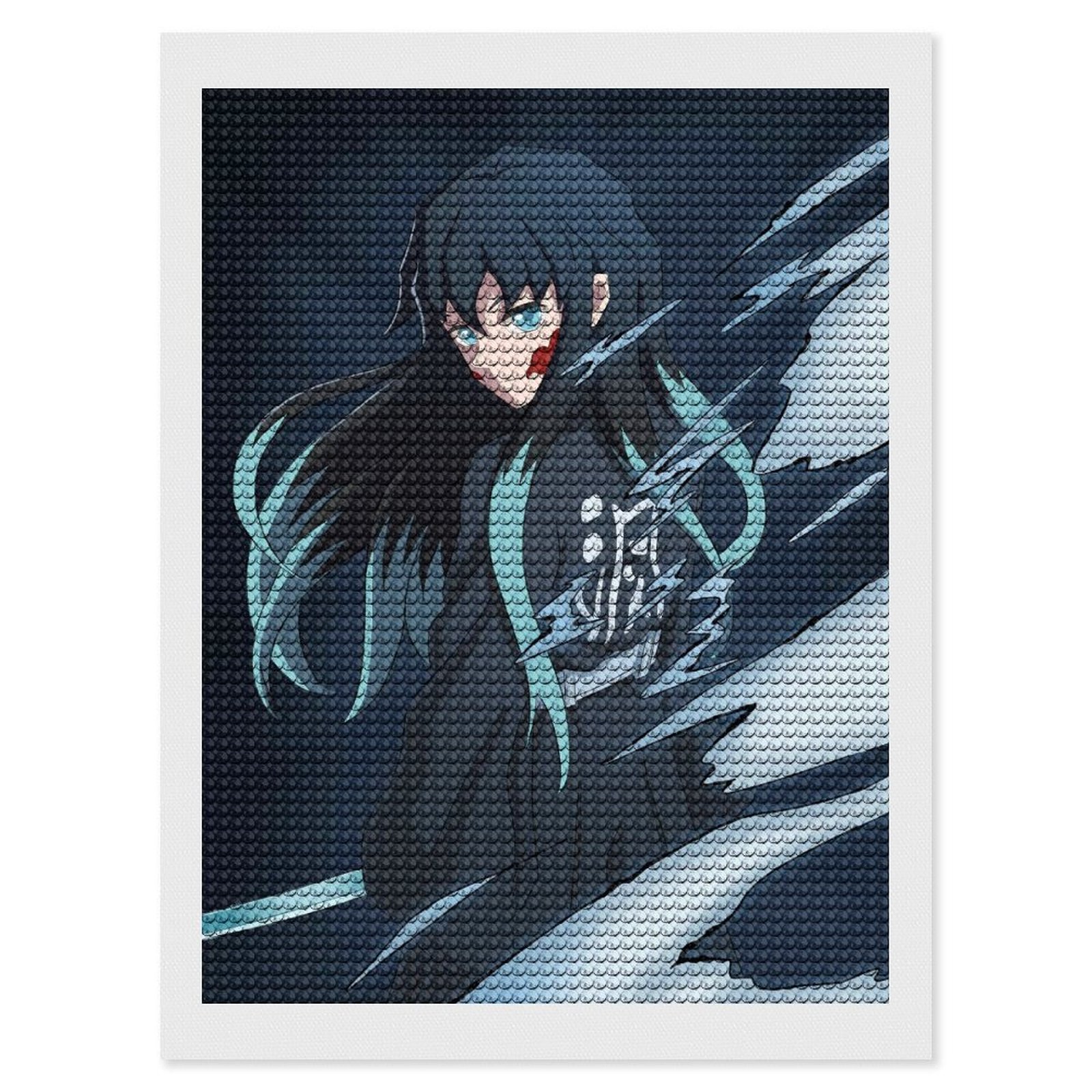 Demon Slayer Muichiro Tokito Diamond Art Kits for Adults, Diamond Art ...