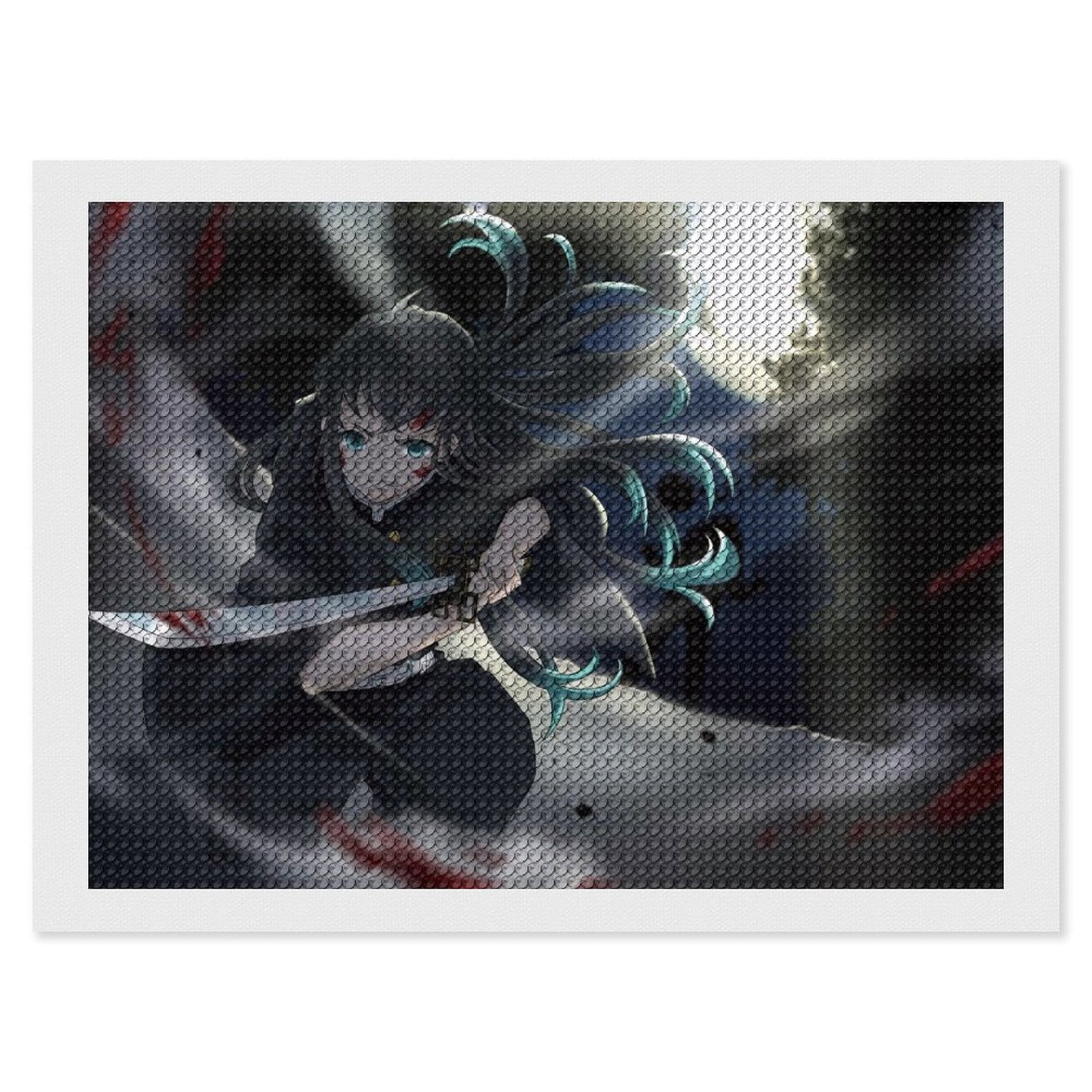 Demon Slayer Muichiro Tokito Diamond Art Kits for Adults, Diamond Art ...