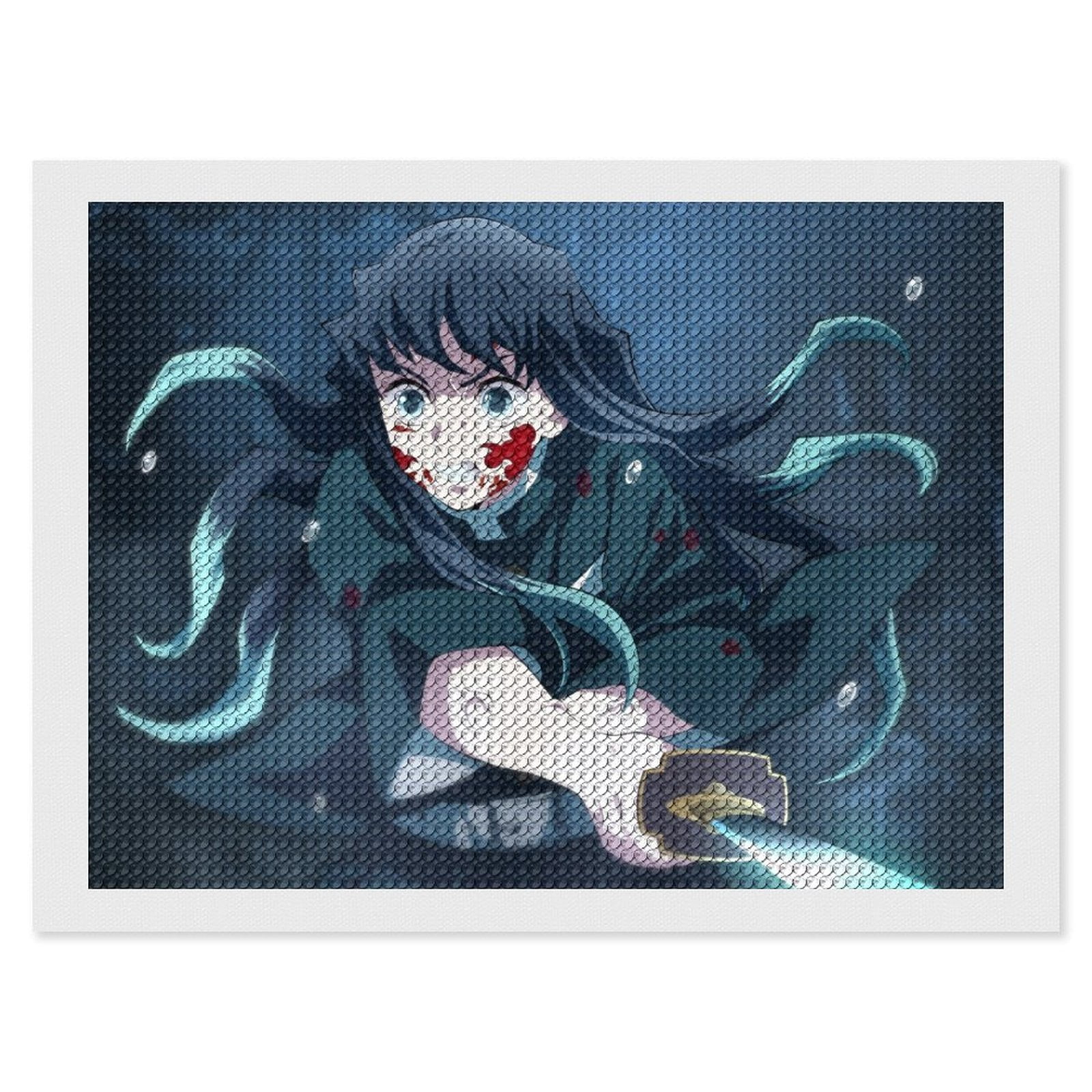 Demon Slayer Muichiro Tokito Diamond Art Kits for Adults, Diamond Art ...