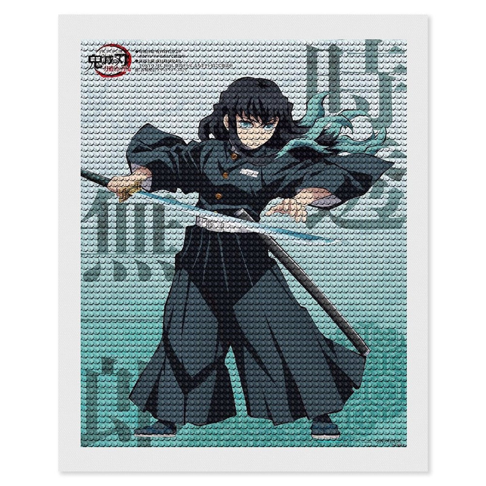 Demon Slayer Muichiro Tokito Diamond Art Kits for Adults Beginners ...