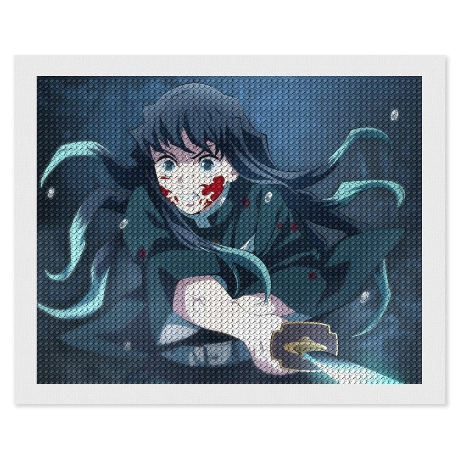 Demon Slayer Muichiro Tokito Diamond Art Kits for Adults Beginners ...
