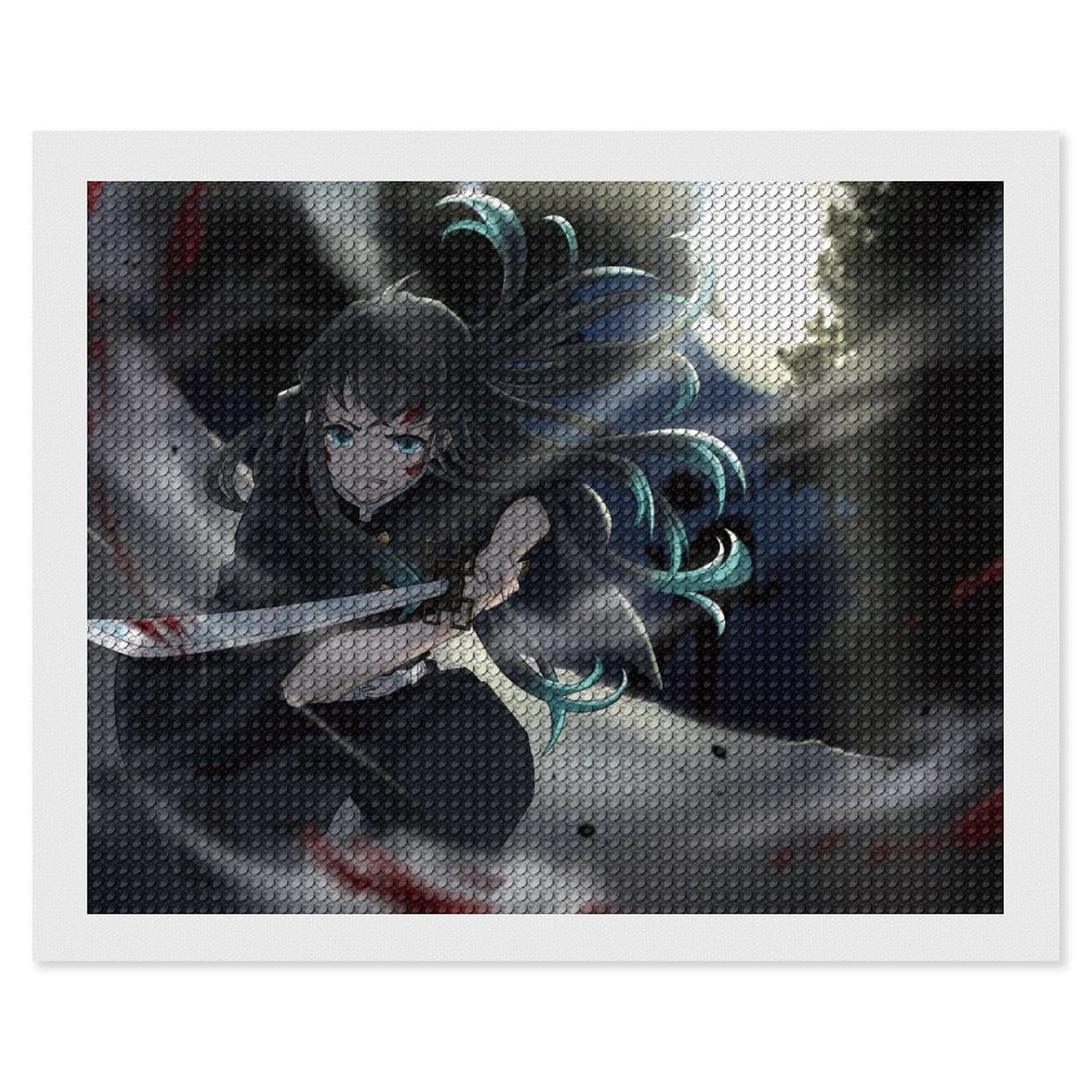 Demon Slayer Muichiro Tokito Diamond Art Kits for Adults Beginners ...