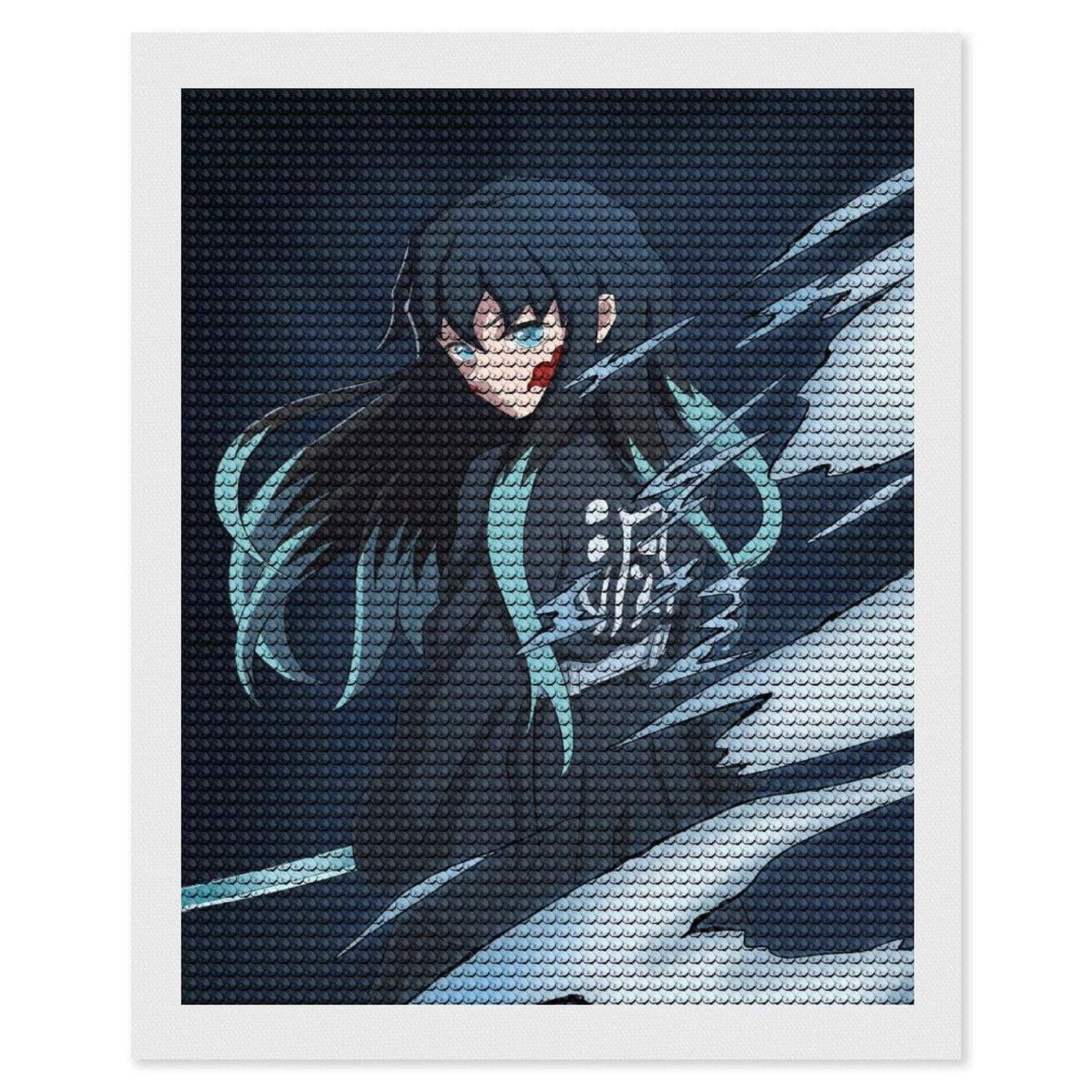 Demon Slayer Muichiro Tokito Diamond Art Kits for Adults Beginners ...