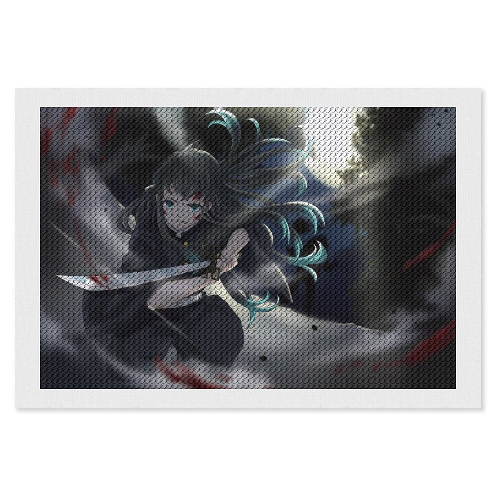 Demon Slayer Muichiro Tokito Diamond Art Kits for Adults Beginners ...