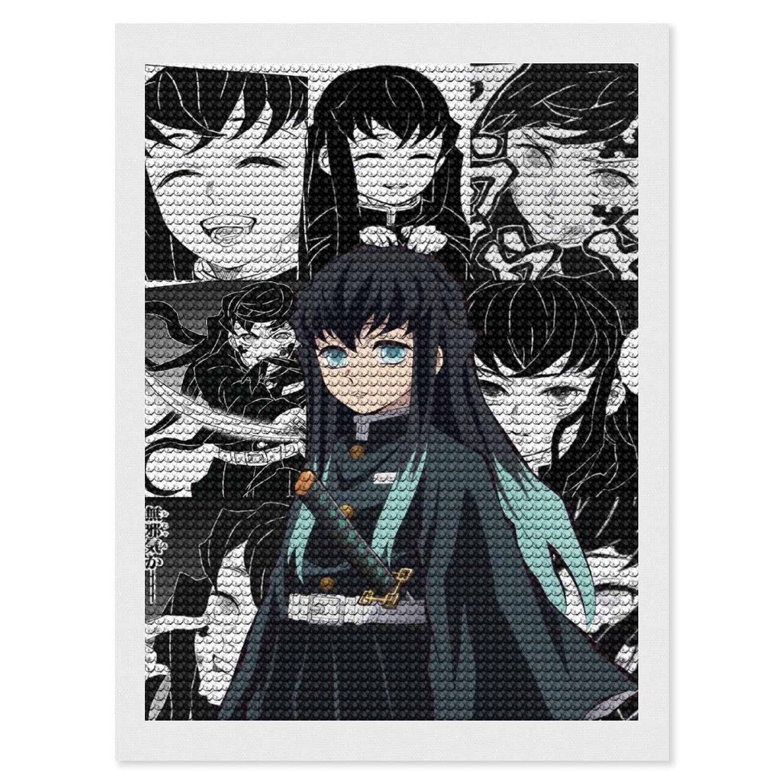 Demon Slayer Muichiro Tokito Diamond Art Kits for Adults Diamond Art ...