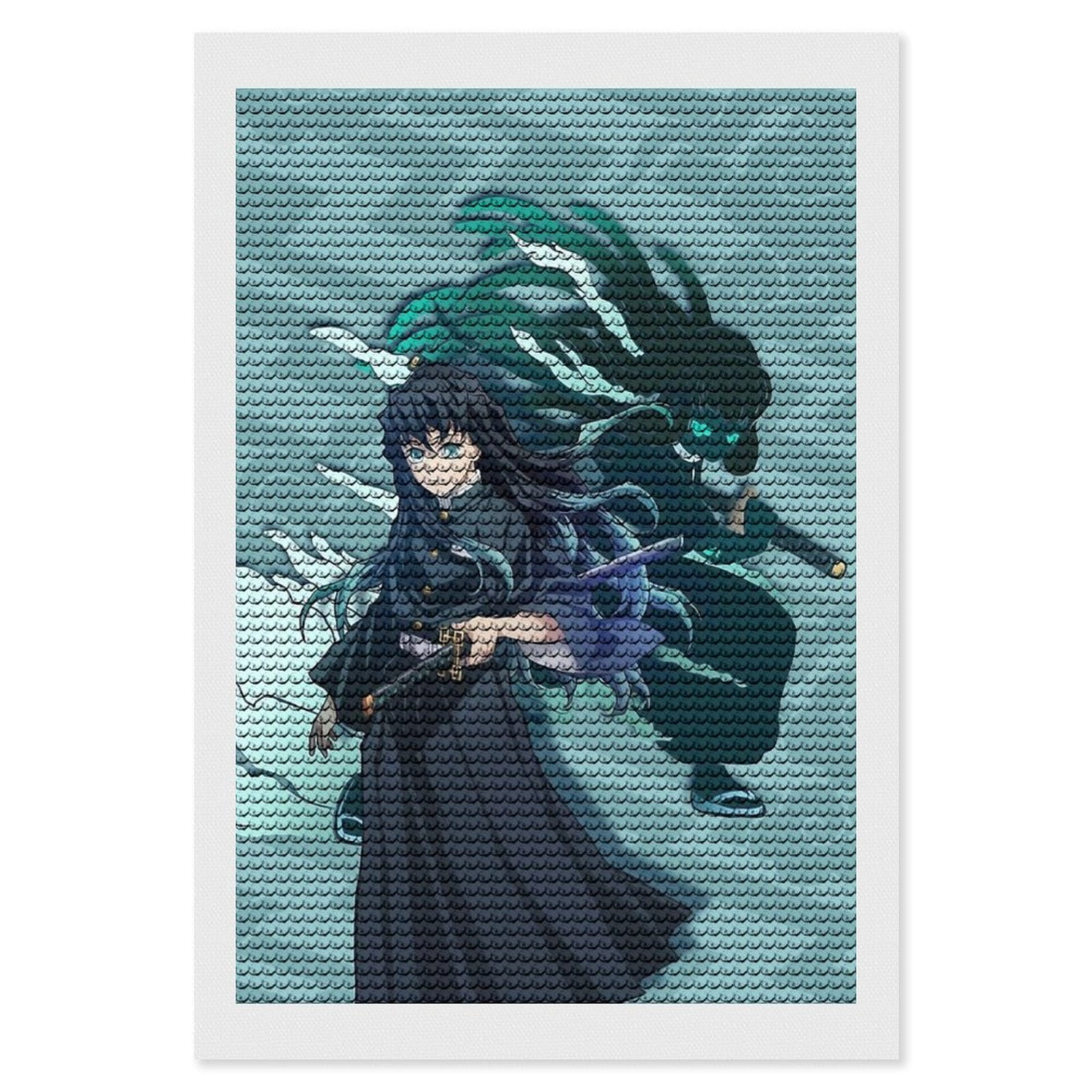 Demon Slayer Muichiro Tokito Diamond Art Kits for Adults Diamond Art ...