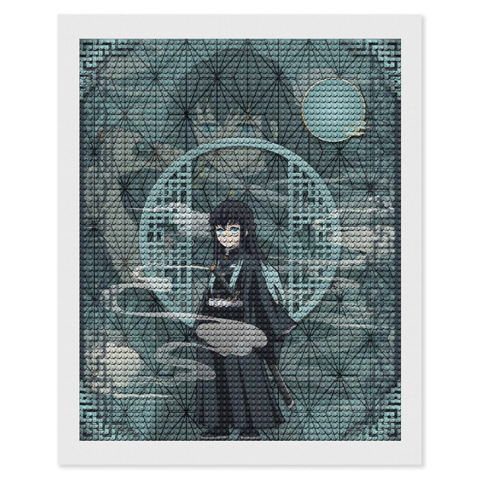 Demon Slayer Muichiro Tokito Diamond Art Kits for Adults Diamond Art ...